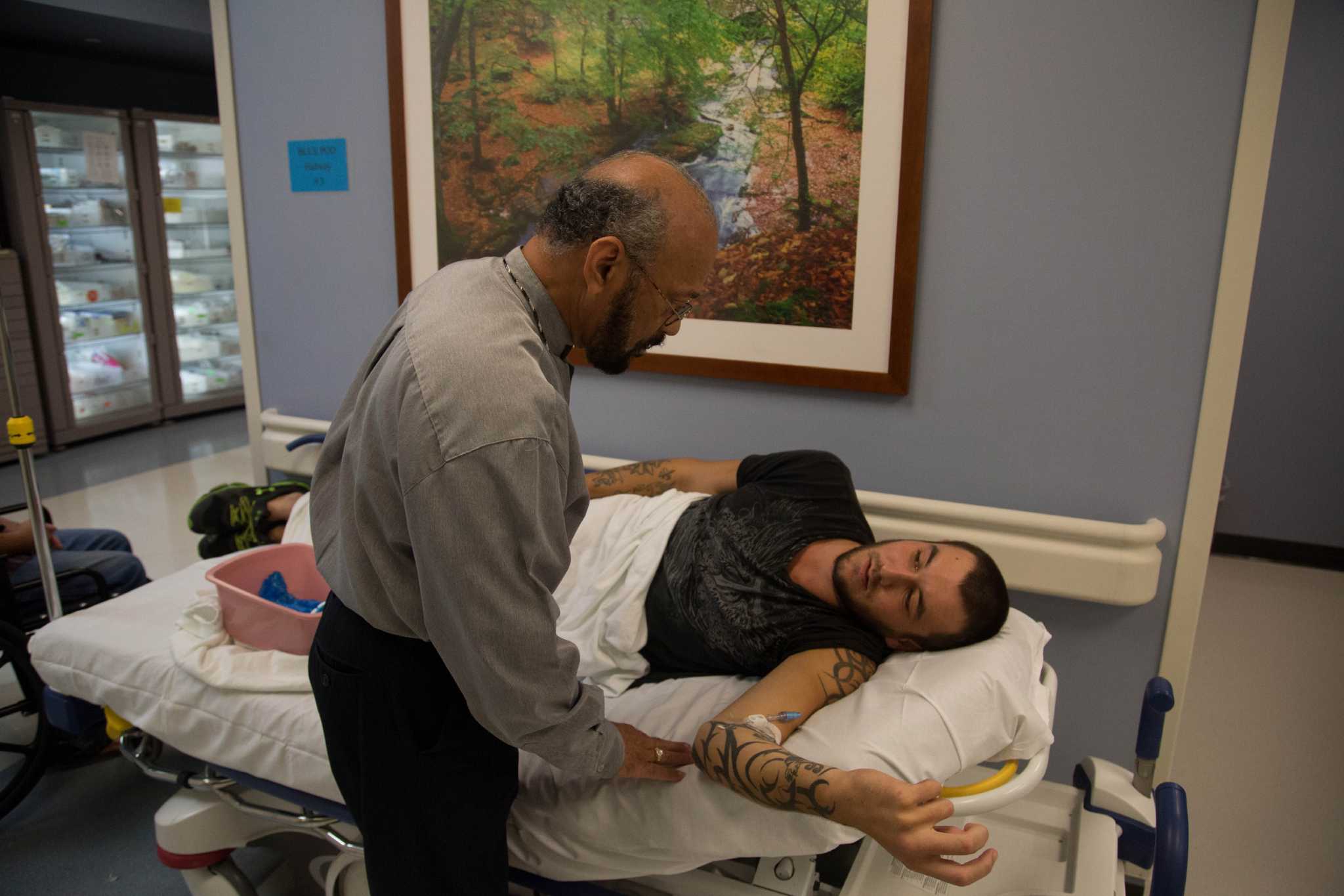 Hospital chaplains comfort the afflicted