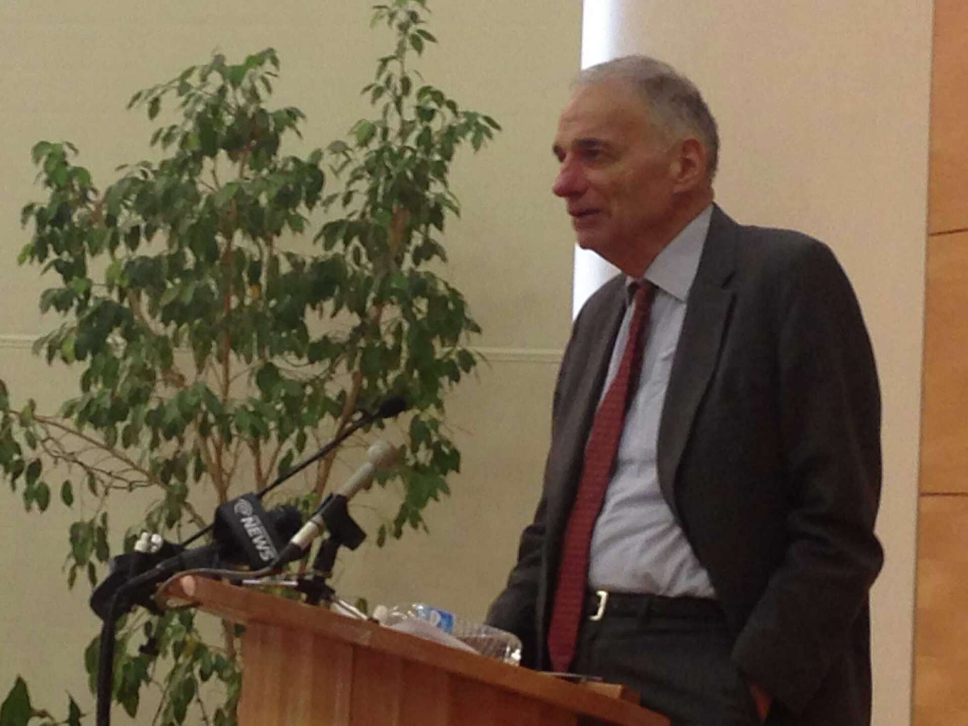 Nader brings support for local Greens