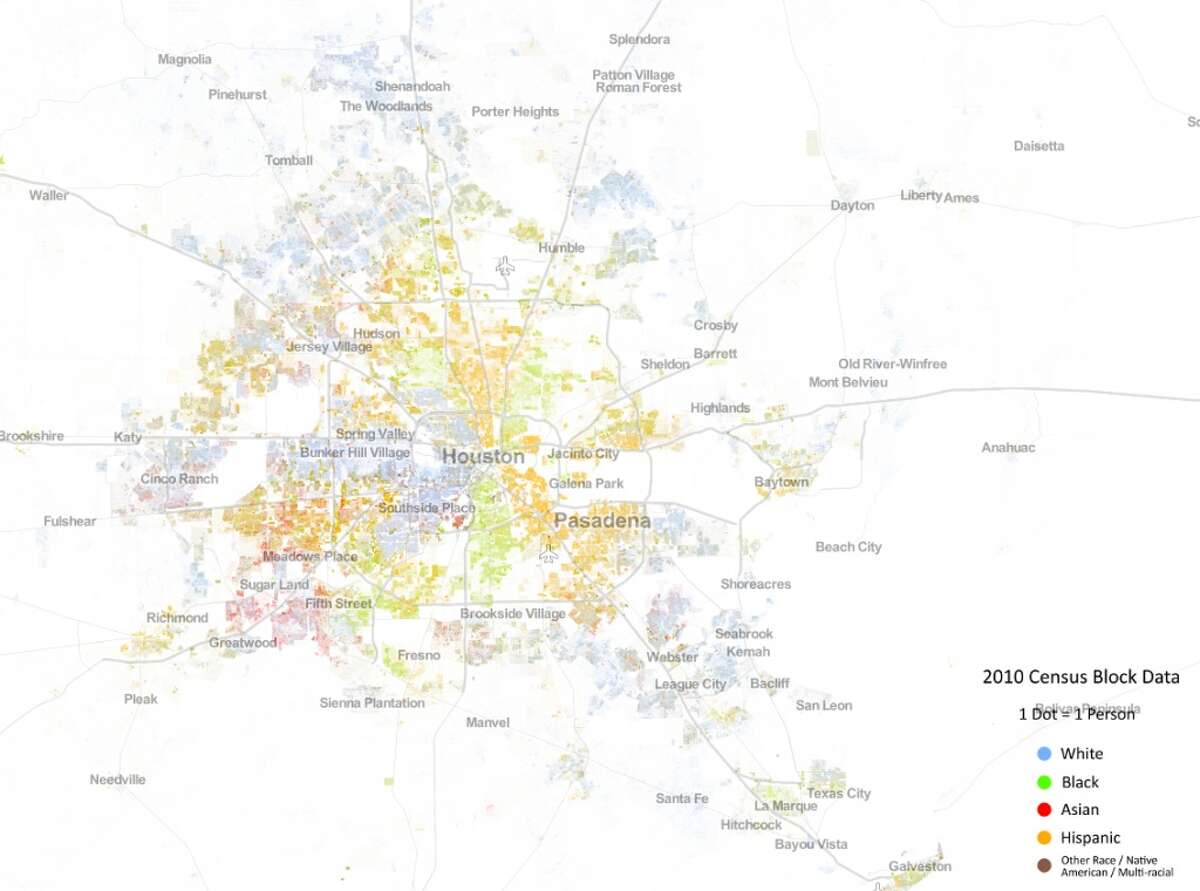 Stunning diversity map shows San Antonio's racial divide