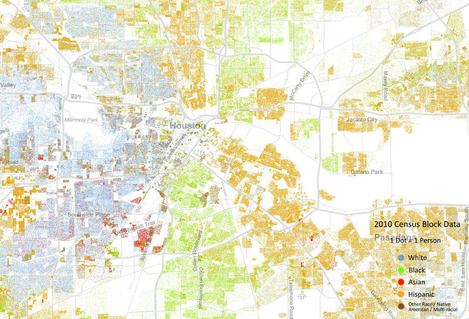 Stunning diversity map shows San Antonio's racial divide - San Antonio ...