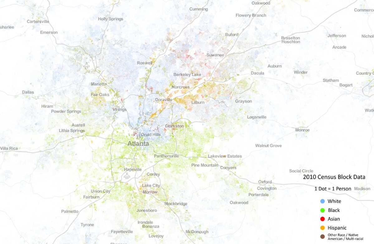 Stunning diversity map shows San Antonio's racial divide
