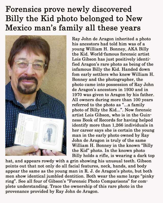 'Billy the Kid' photo real, says Houston forensic artist