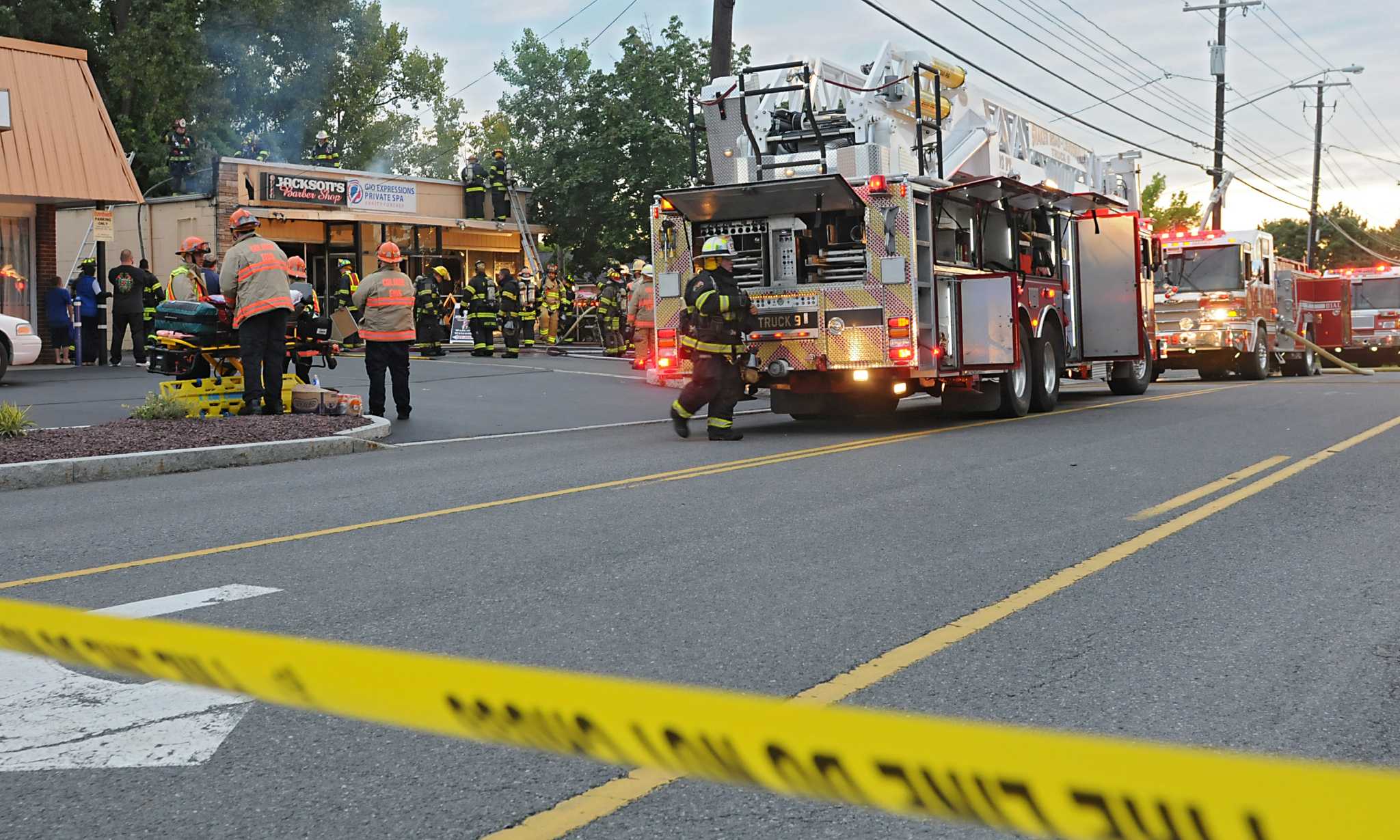 Fire damages Colonie businesses