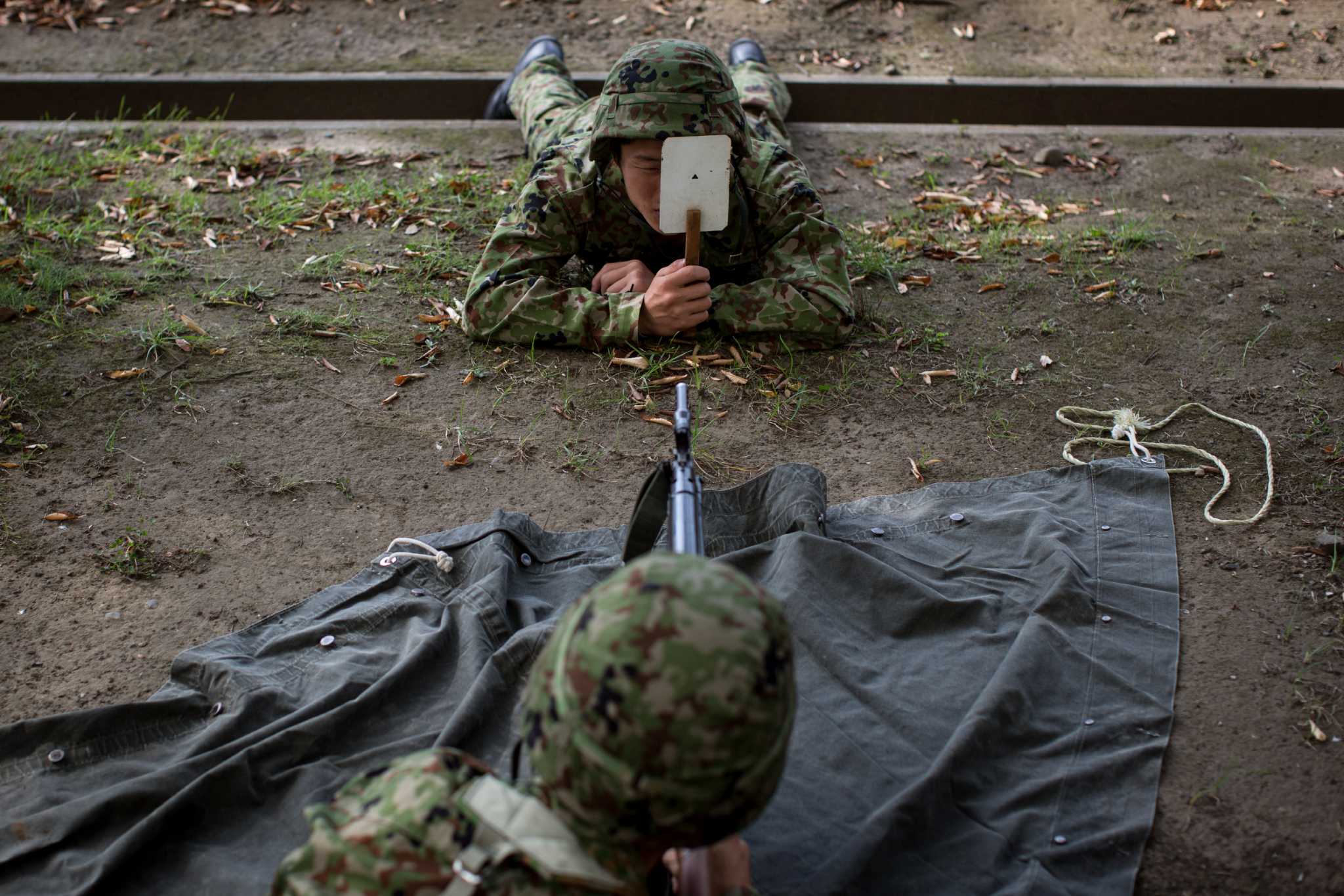 Japanese students focus on self-defense