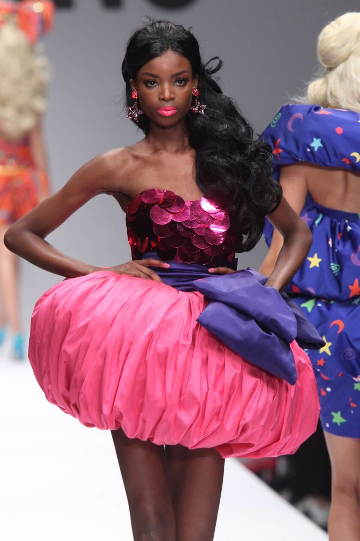 Barbie on the catwalk