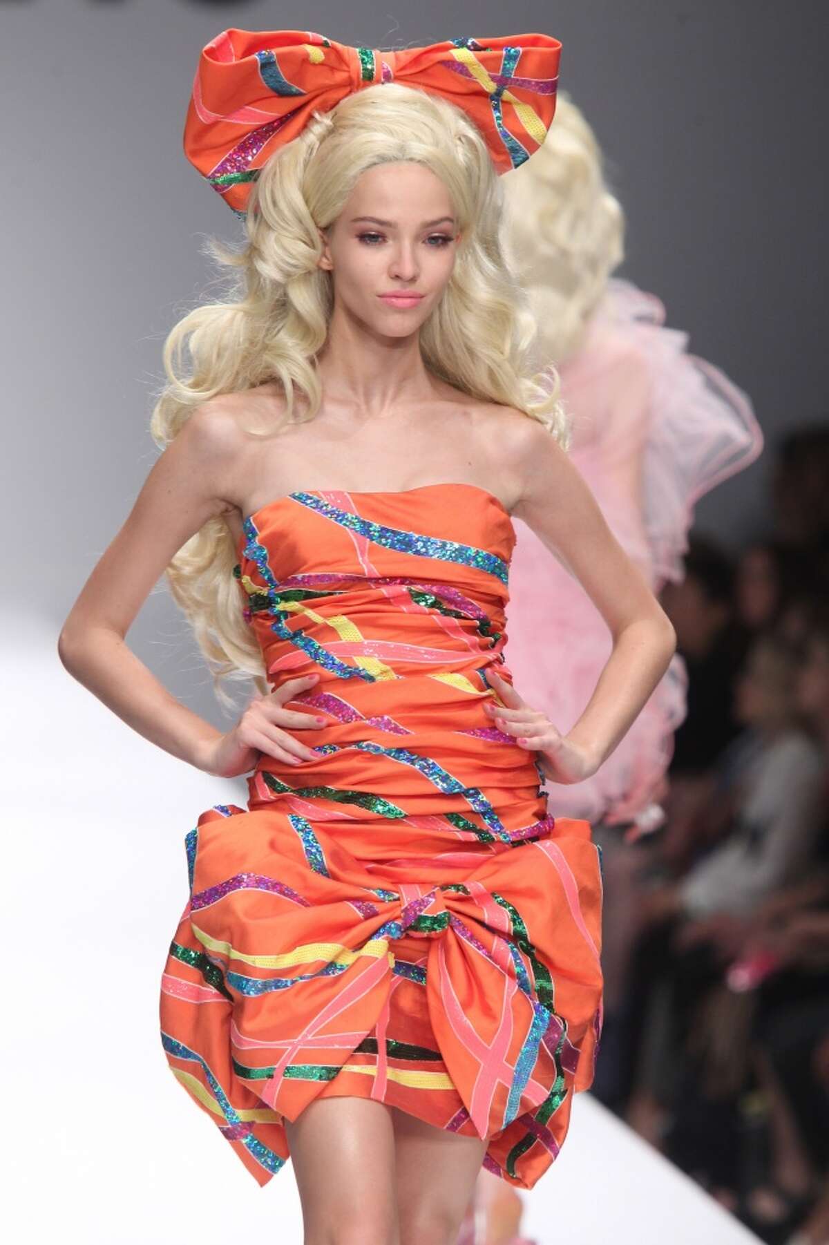 Barbie on the catwalk