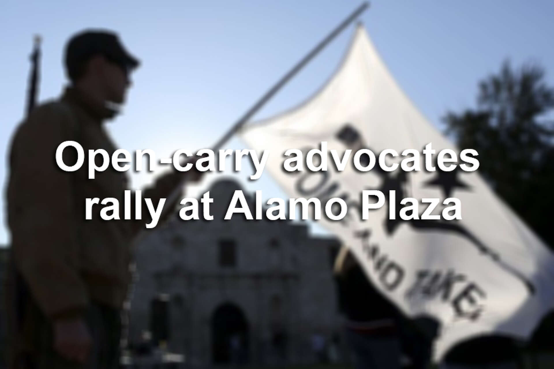 Open-carry protestors rally at police substation