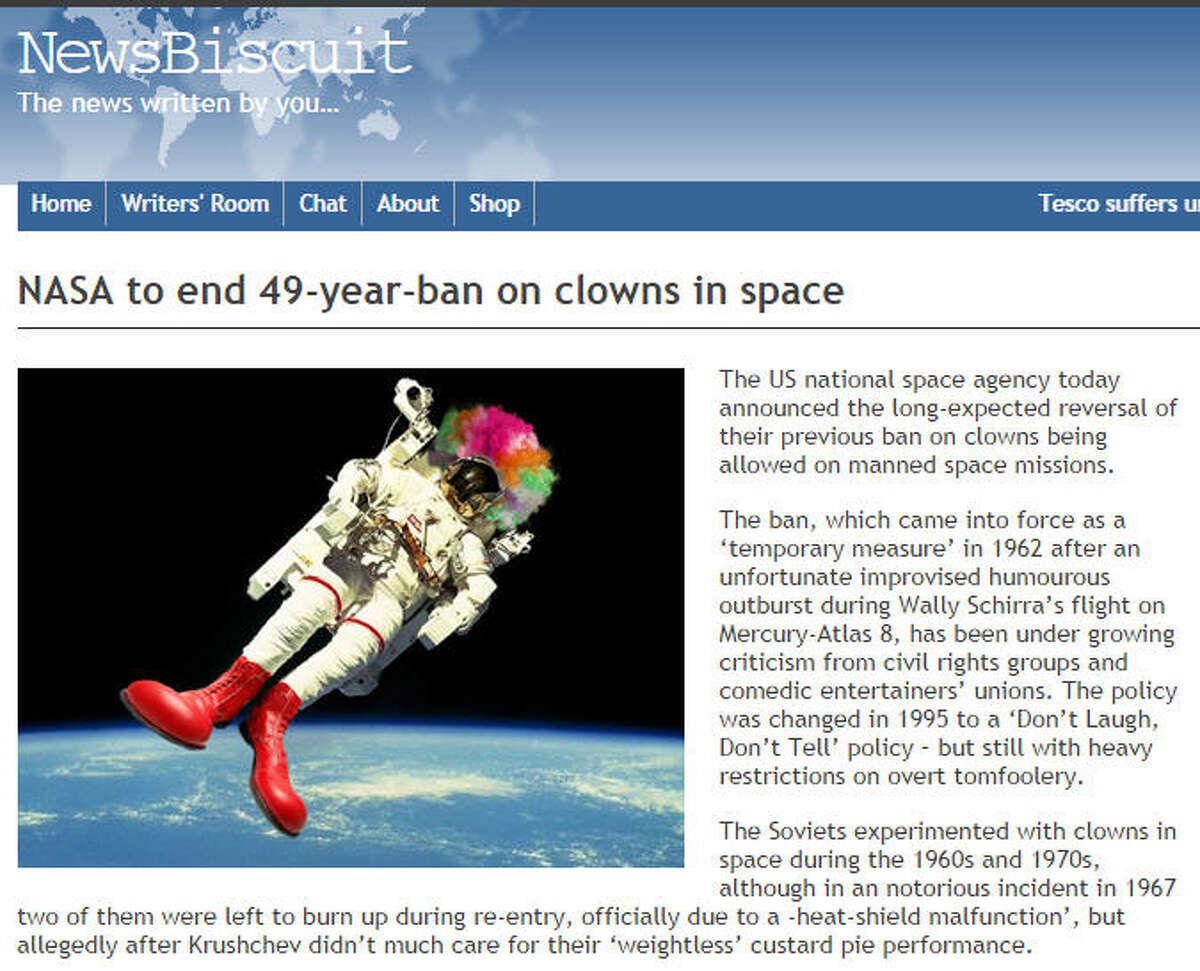 From silverback gorillas to clowns, the Internet is spoofing NASA