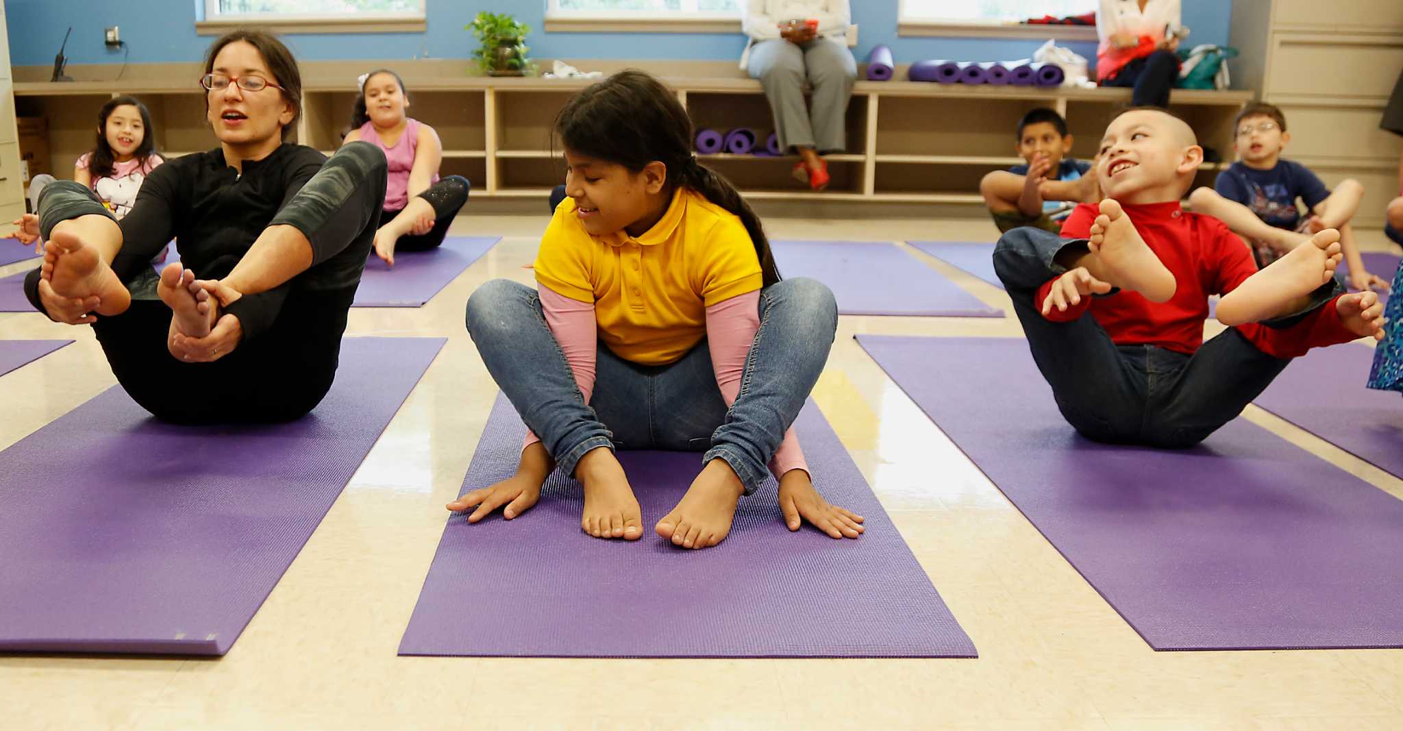 HISD hopes yoga classes will boost students' health
