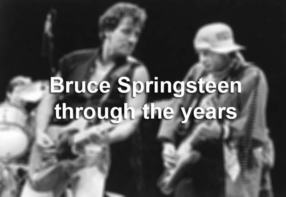 Bruce Springsteen through the years