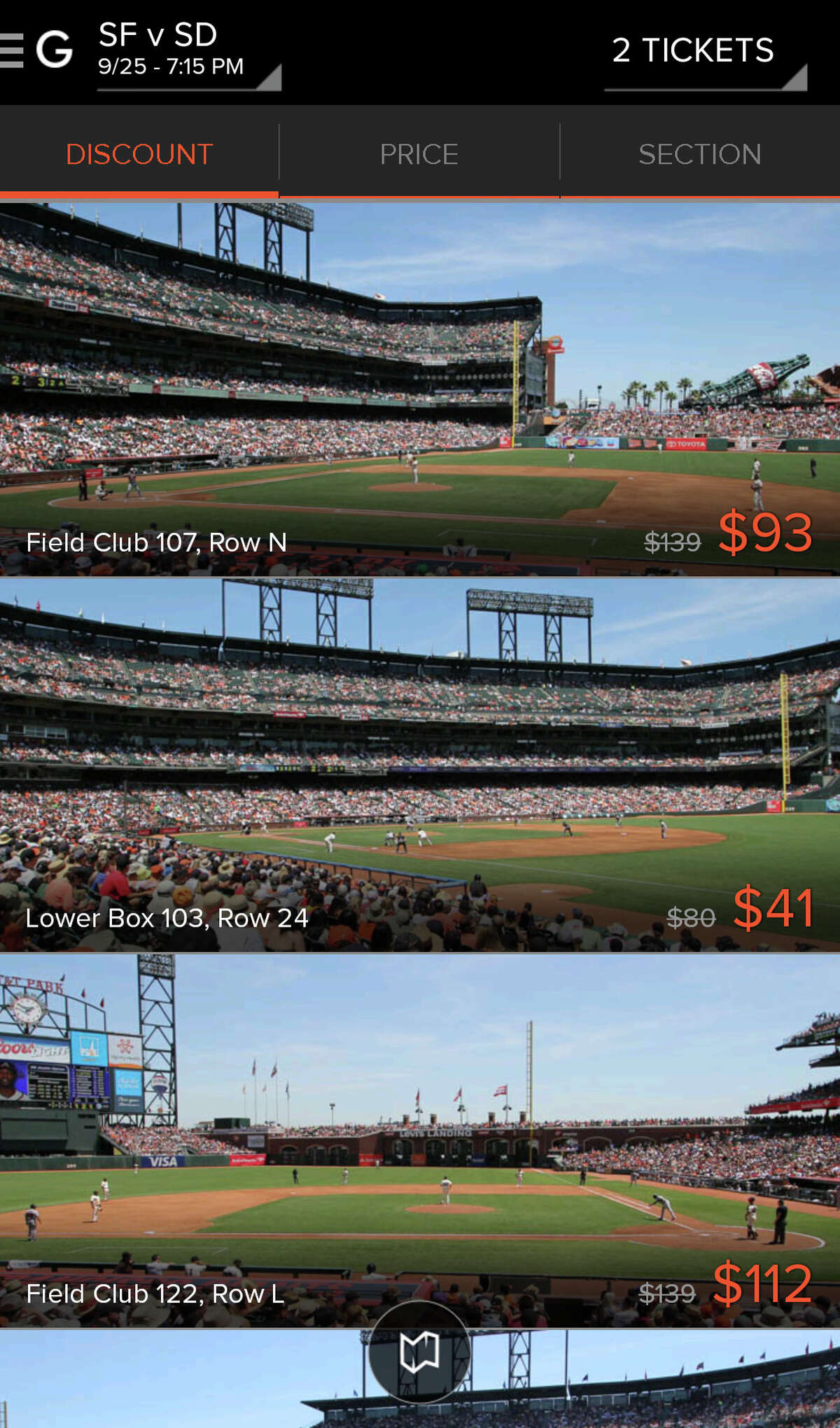 Gametime, S.F. startup selling sports tickets, raises $4 million