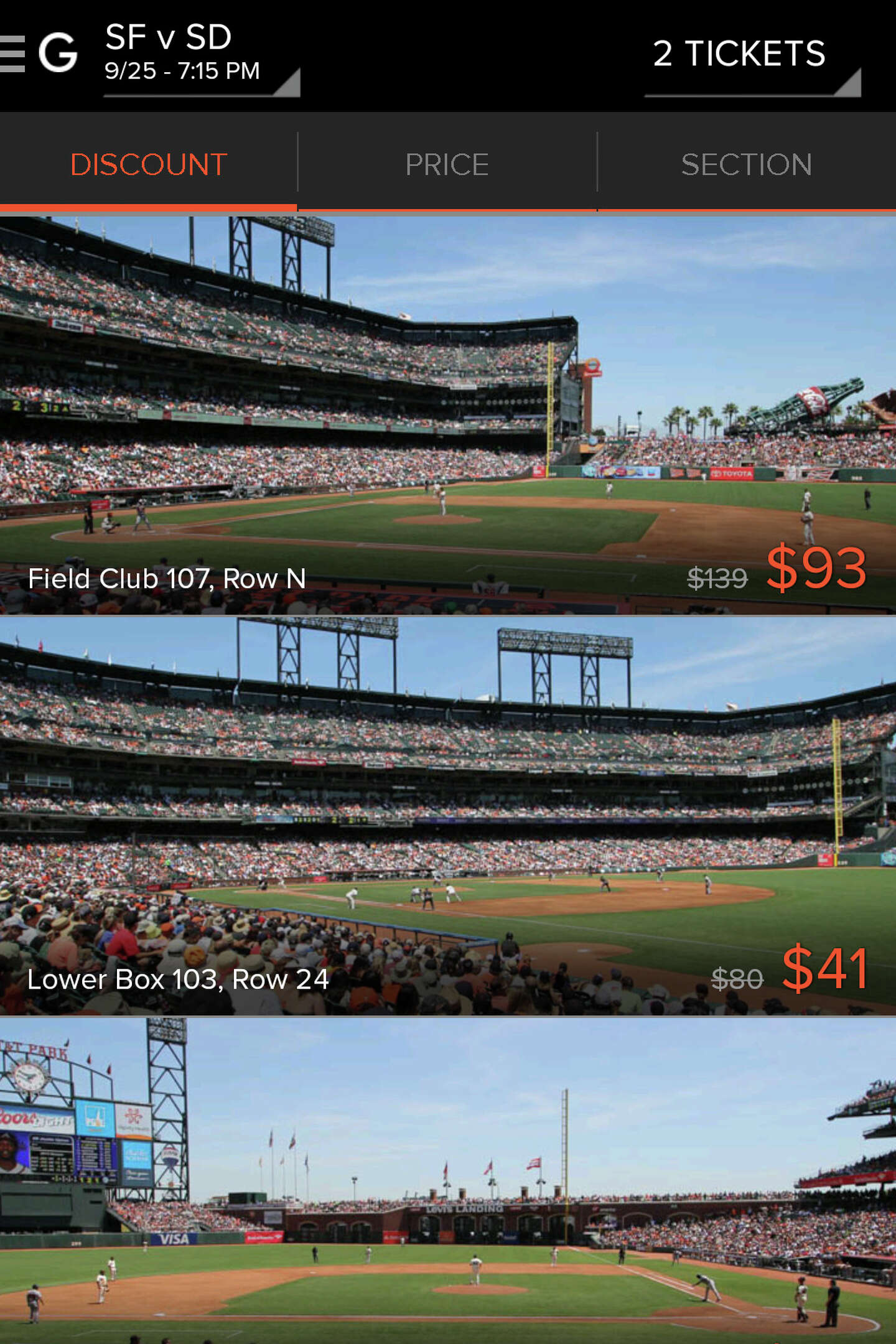 Gametime, S.F. startup selling sports tickets, raises $4 million