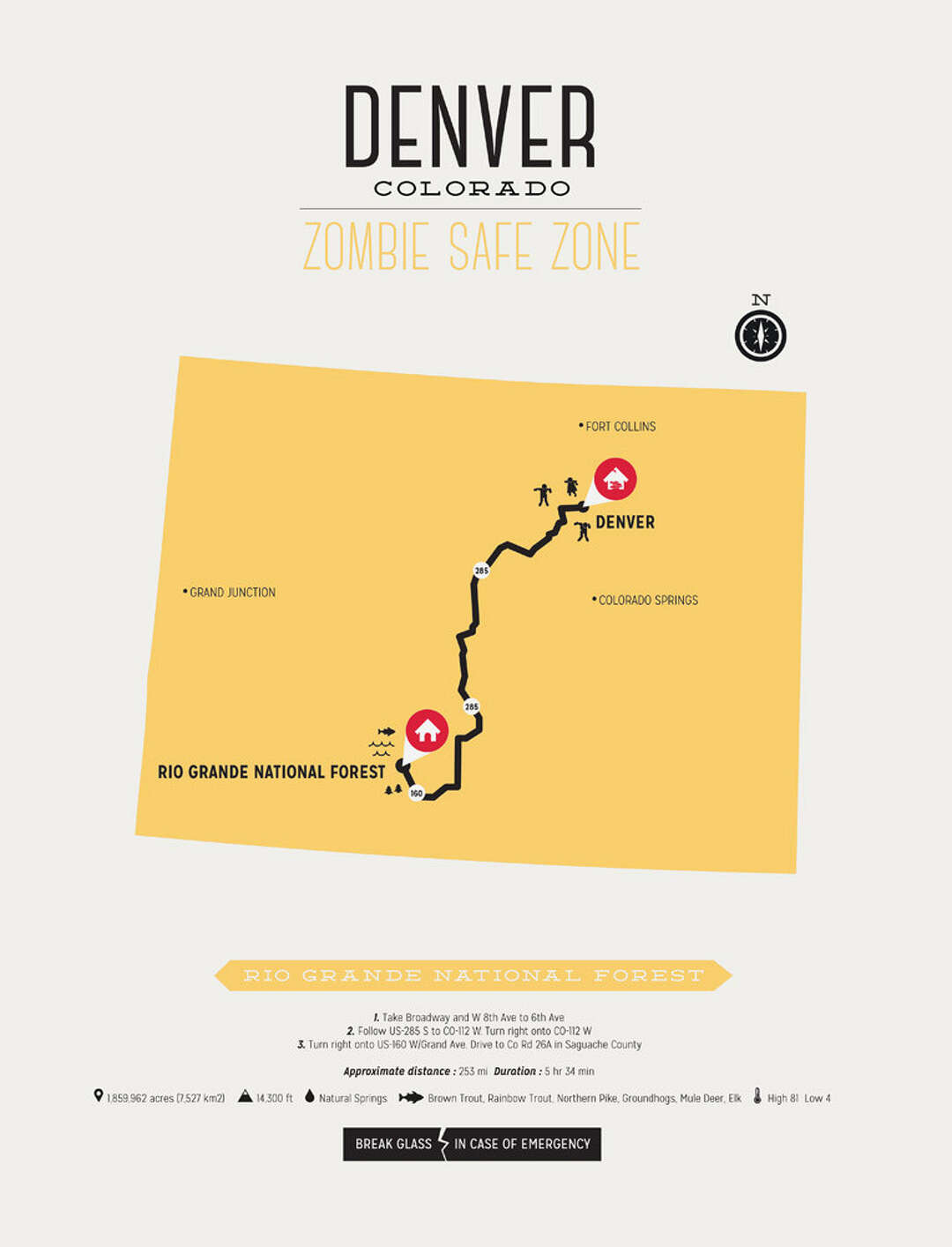 Art studio releases 'Zombie Safe Zone' maps for major cities