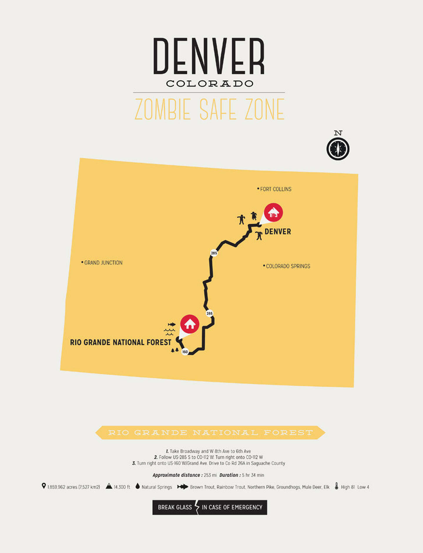 Art studio releases 'Zombie Safe Zone' maps for major cities