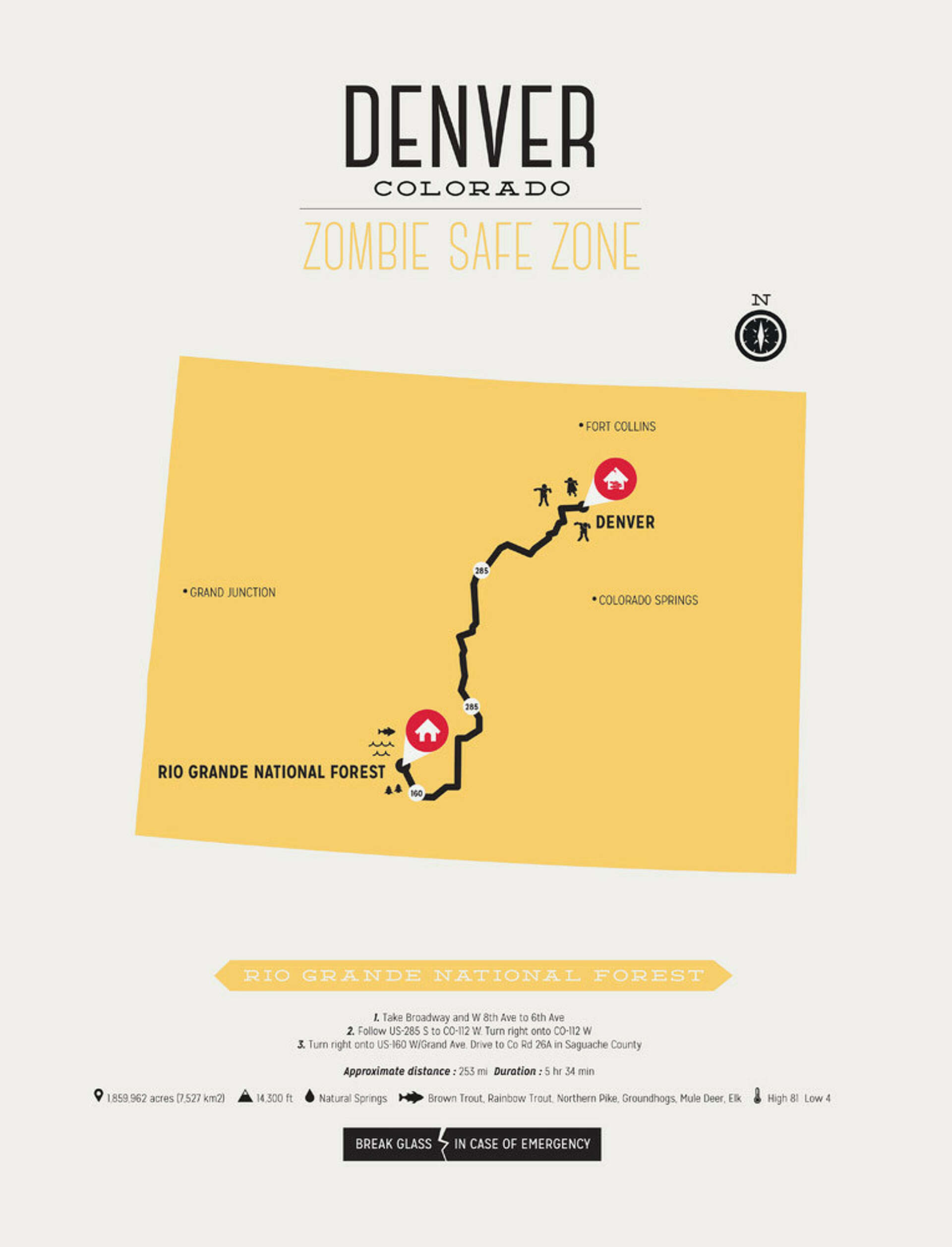 Art studio releases 'Zombie Safe Zone' maps for major cities