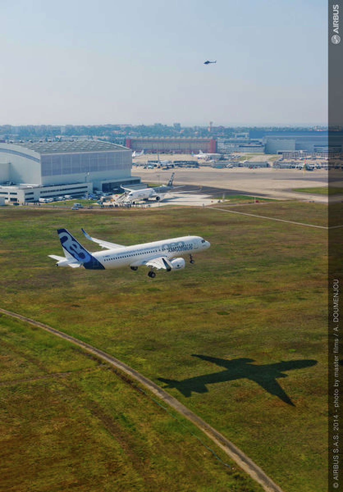 Airbus re-engined A320neo completes first flight