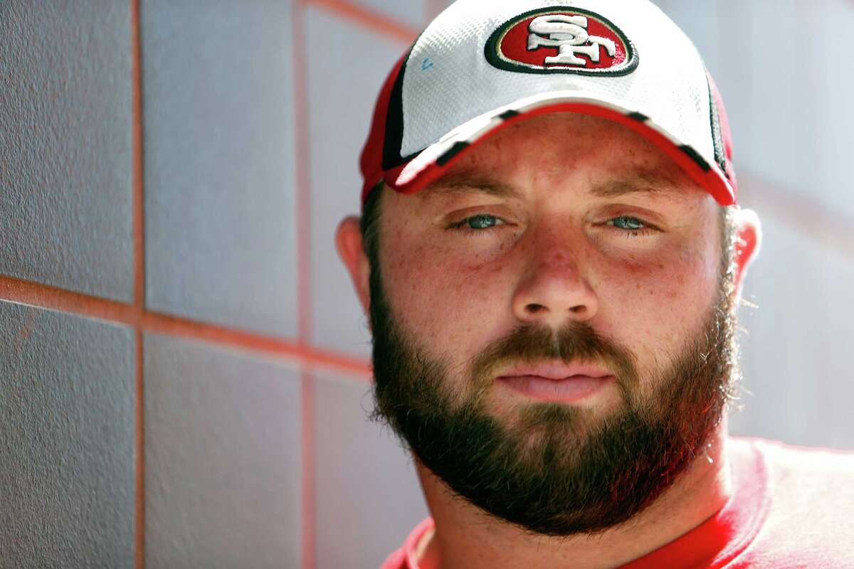 49ers Kilgore a gentle giant when not a ferocious center