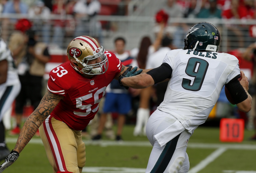49ers’ defense stifles potent Eagles attack in comeback win