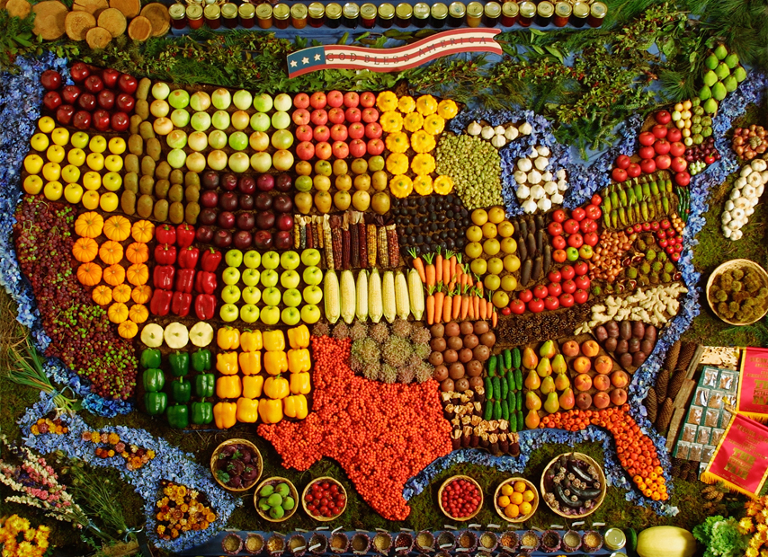 Which foods each state tweets about most