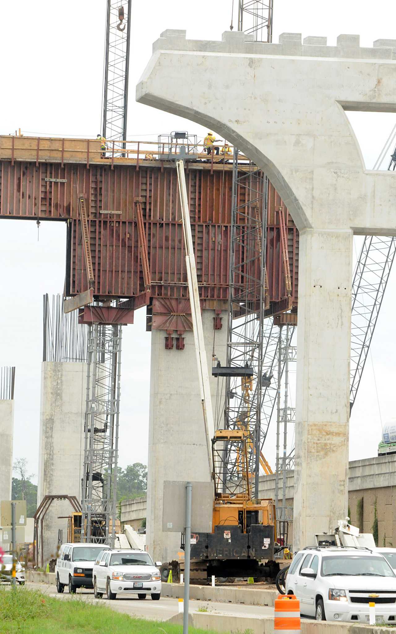 Flyover construction set to impact traffic on I-45 near The Woodlands