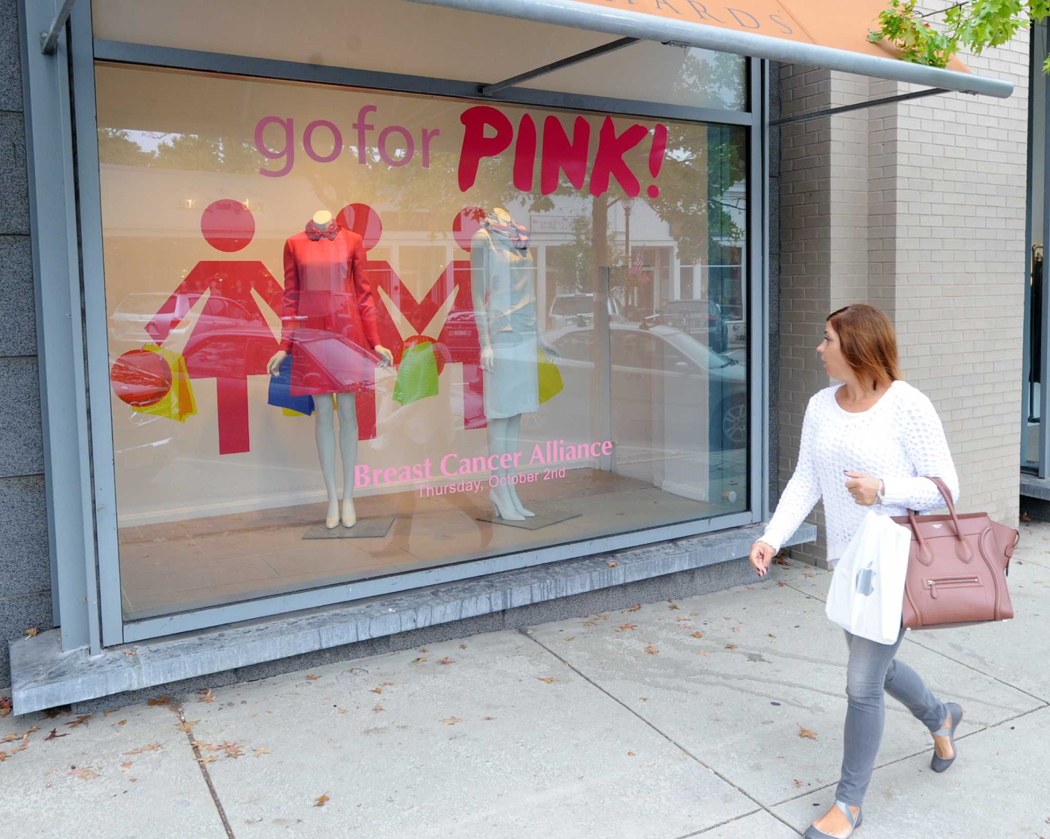 Greenwich shops going pink Thursday to raise money for breast cancer