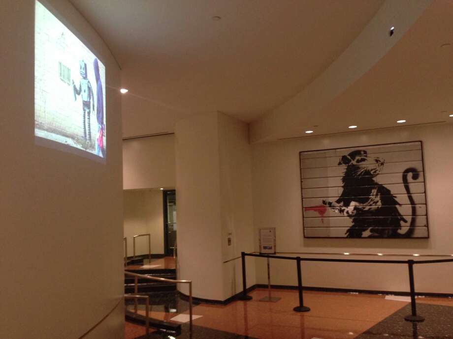 Spray-painted Banksy rat finds new audience in 'enemy territory’ - SFGate