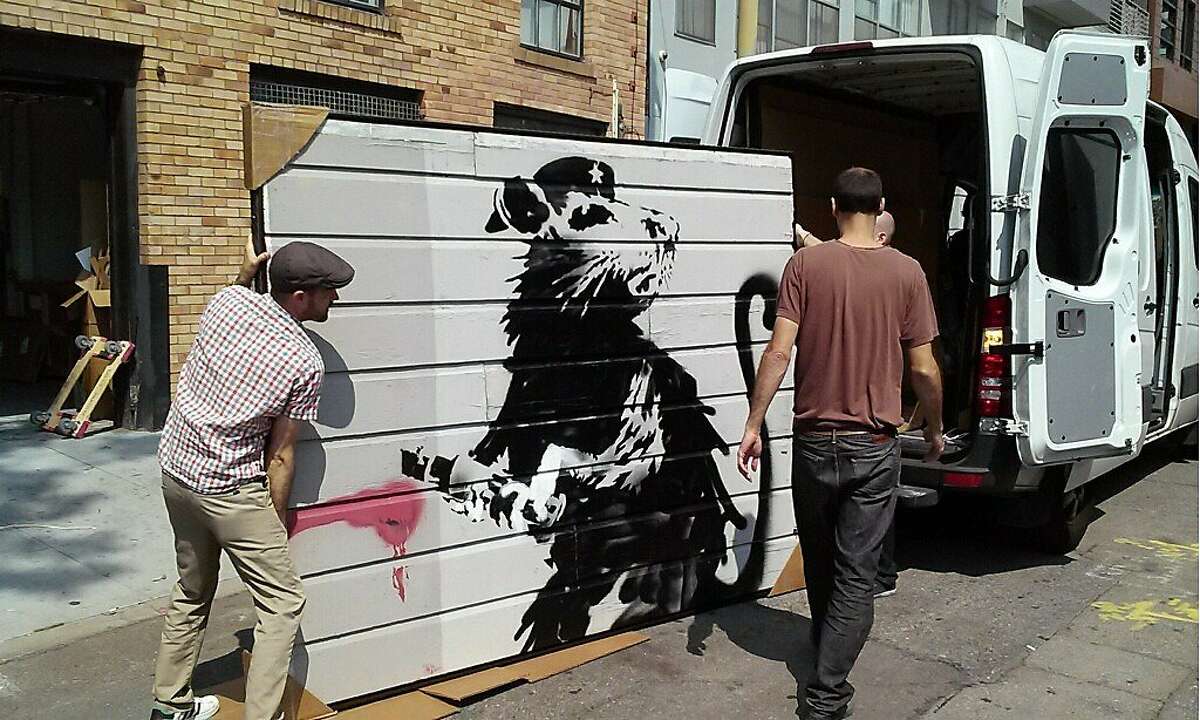 Spray-painted Banksy rat finds new audience in 'enemy territory’