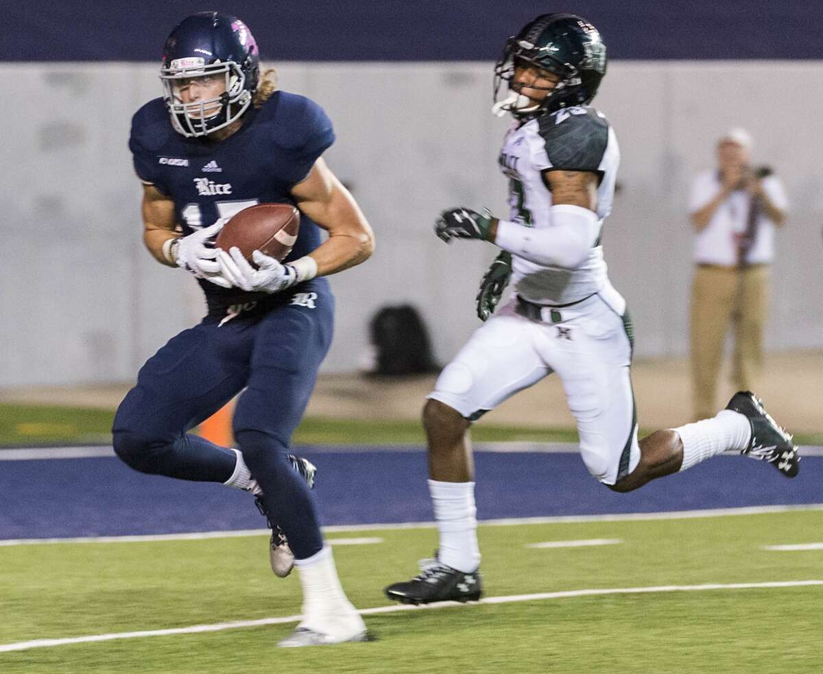 Ex-Rice receiver Jordan Taylor gets treat from Peyton Manning