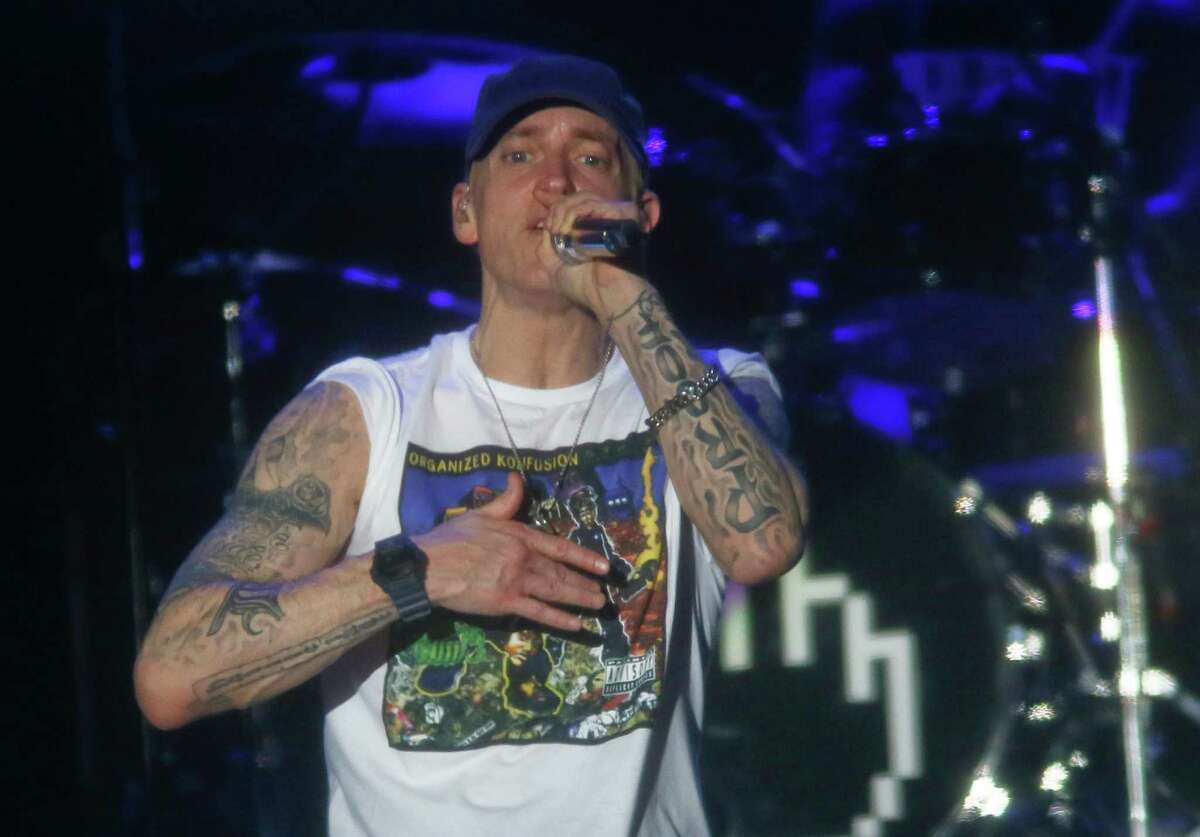 Eminem closes Saturday's ACL fest with a set worthy of a "Rap God"