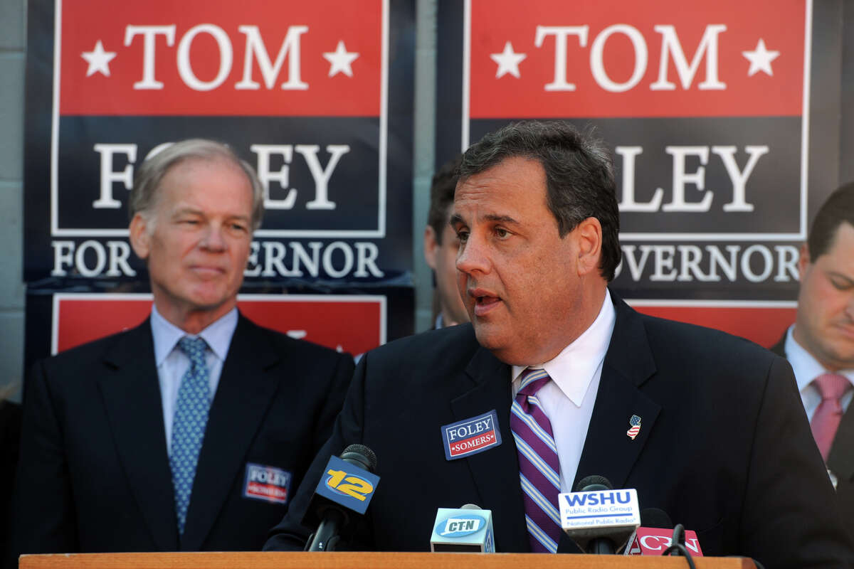 Gov. Christie in Trumbull for Foley