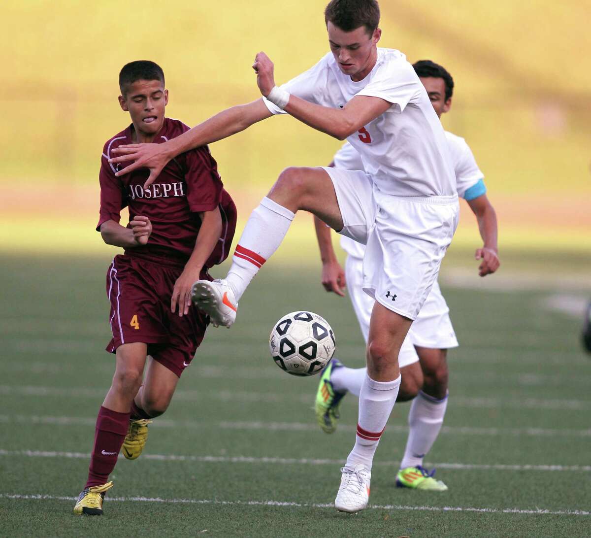 Bartels' hat trick powers Greenwich boys soccer team past St. Joseph