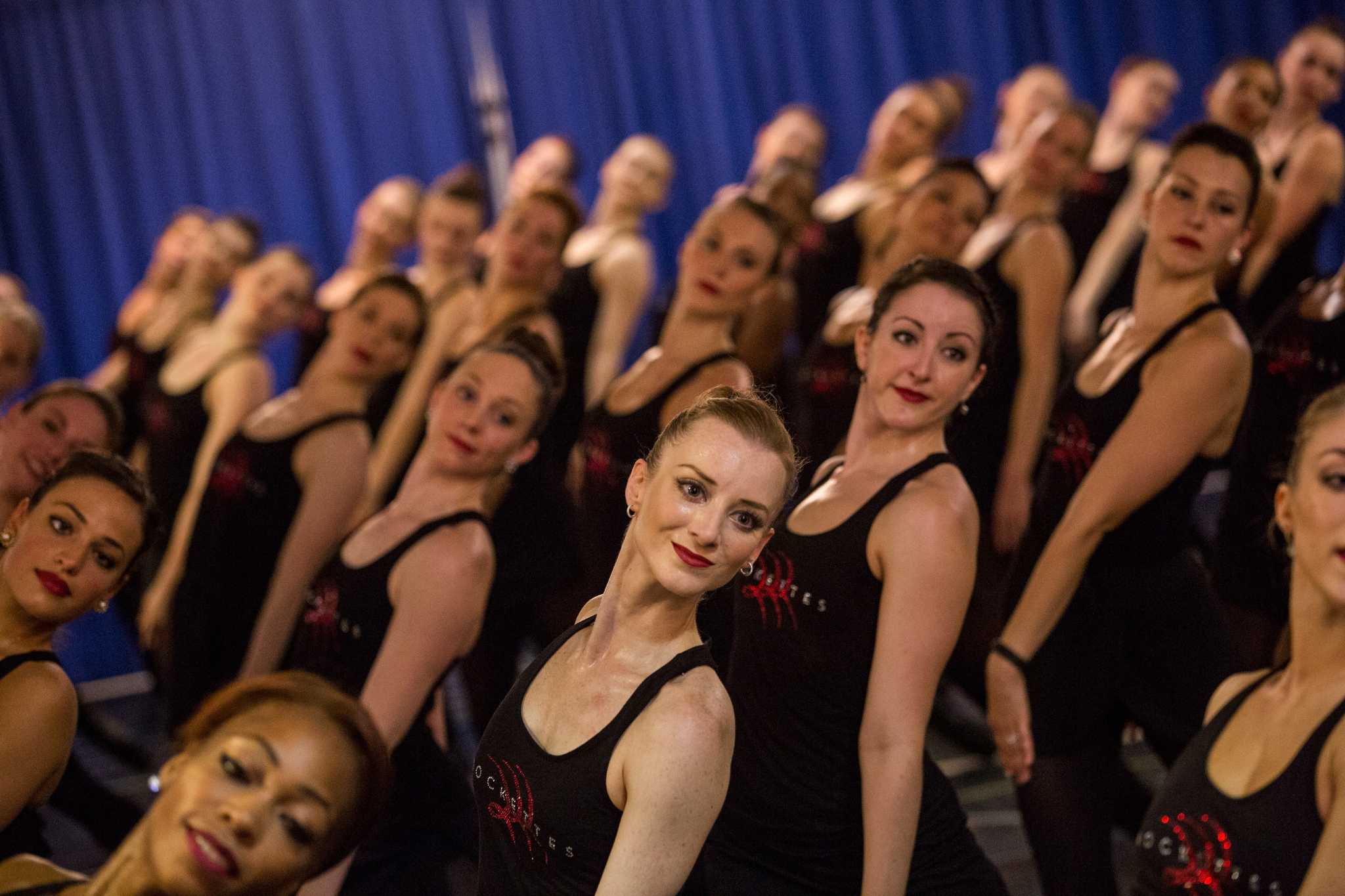 Rockettes rehearse for upcoming Christmas show
