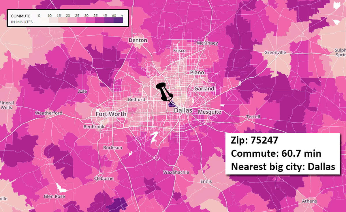 The 10 worst commute times in Texas