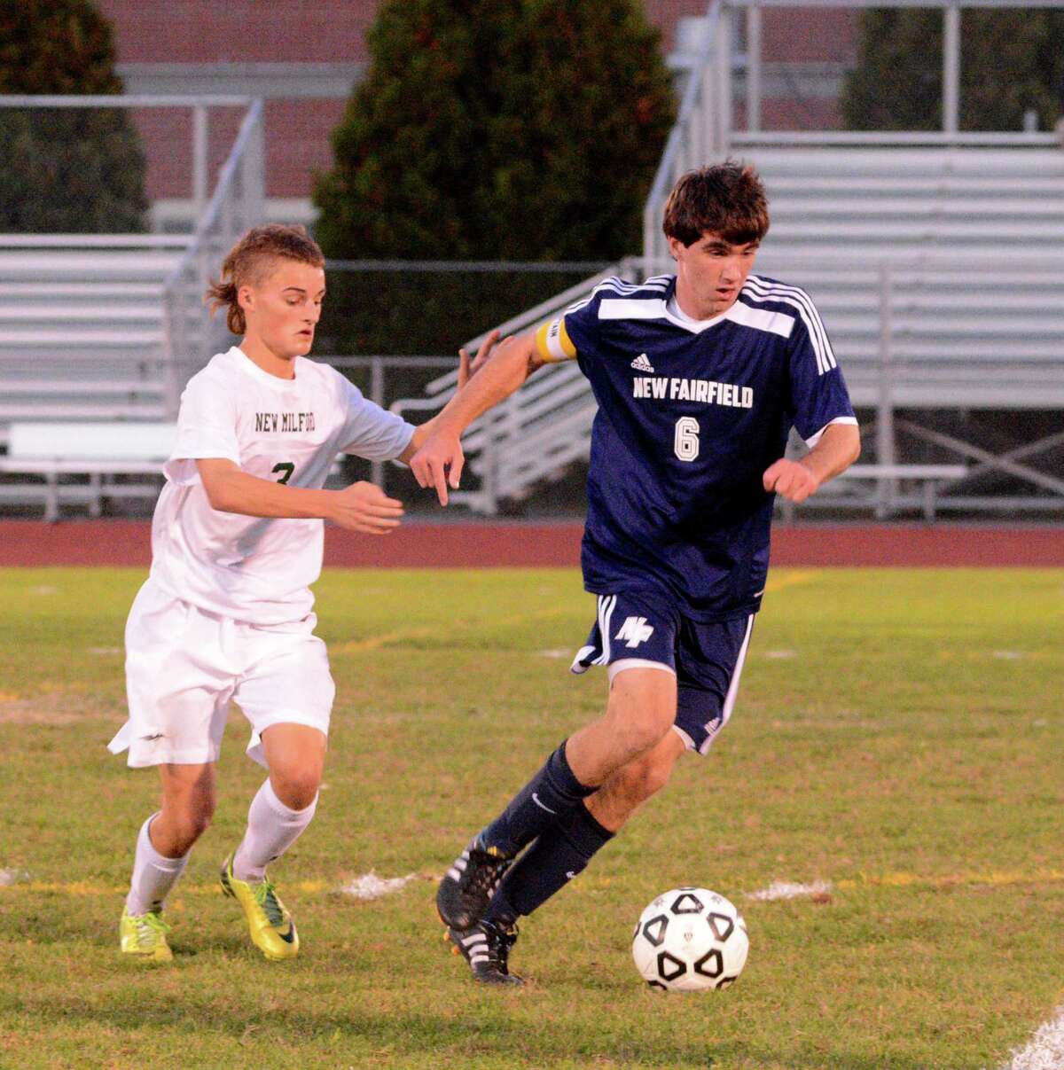 HIGH SCHOOL ROUNDUP: Lekaj scores three as New Milford boys top rival ...