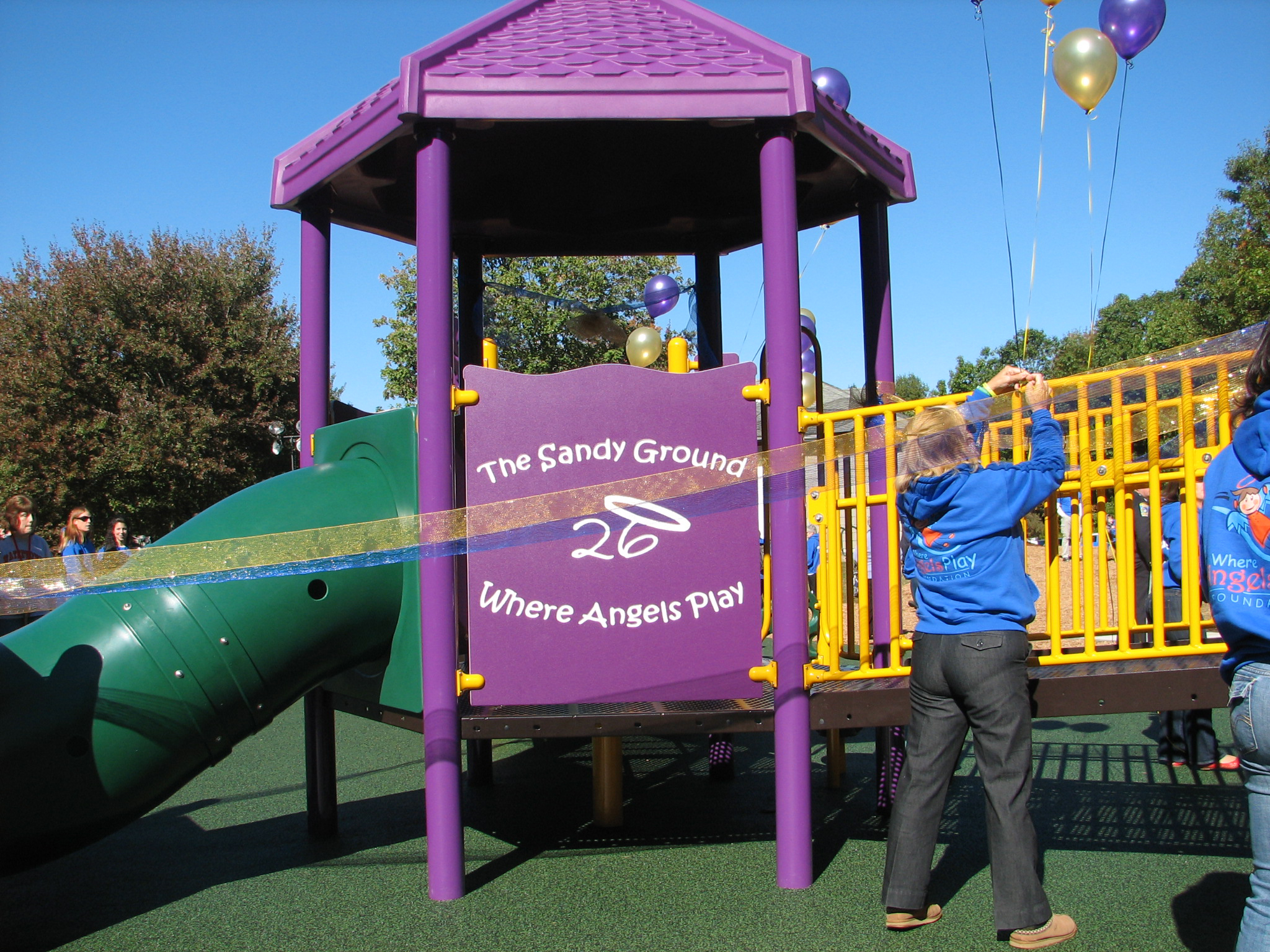 Playground dedicated to Sandy Hook principal