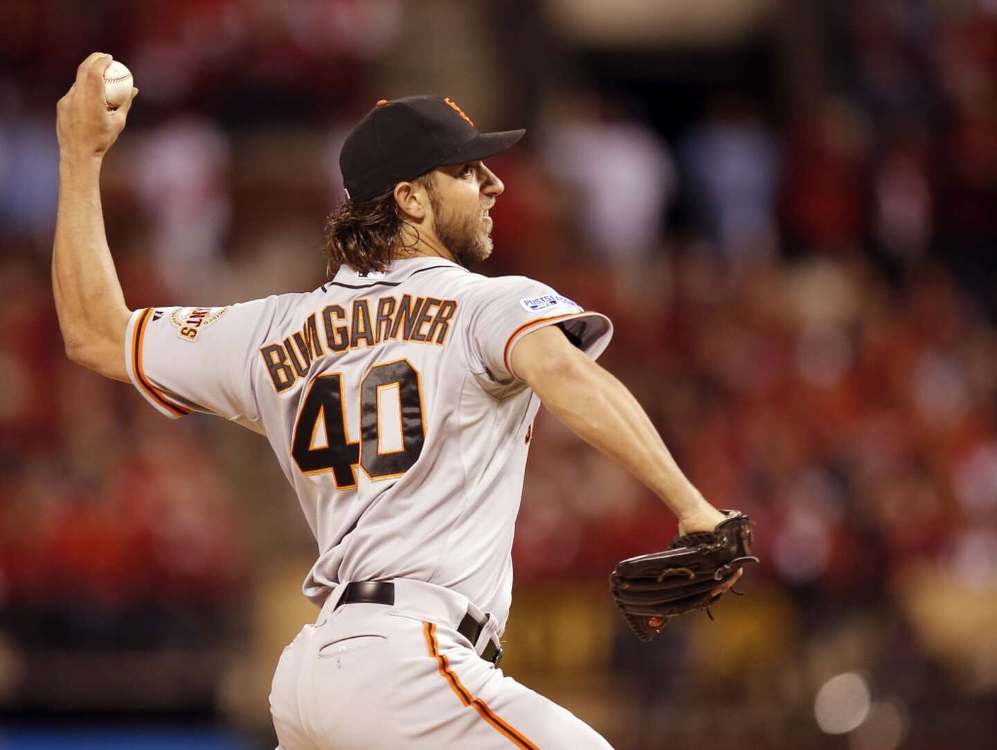 Full-contact play at 1st adds to Bumgarner’s legend