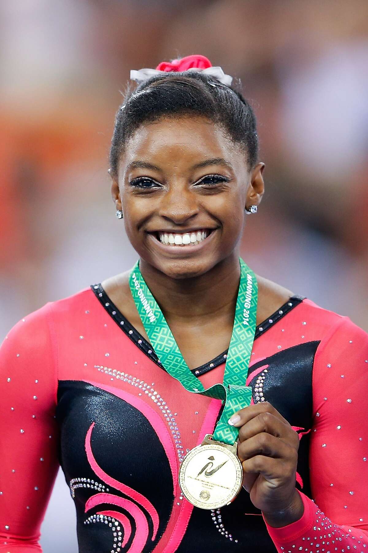 Names and faces: Lizette Salas, Simone Biles