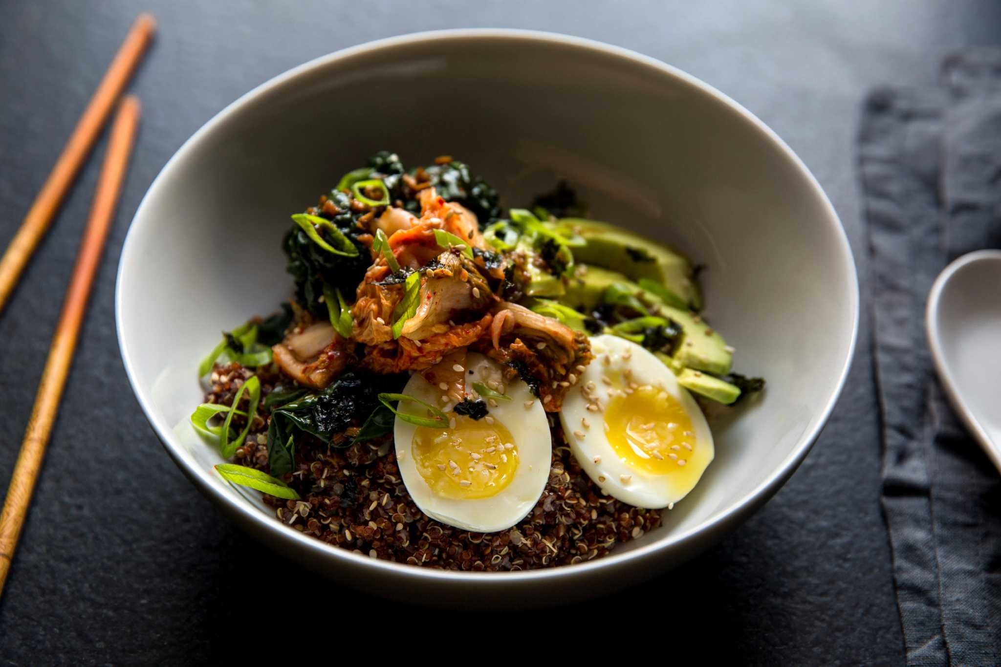 Build a bowl: Grains, veggies and meats can suit any taste