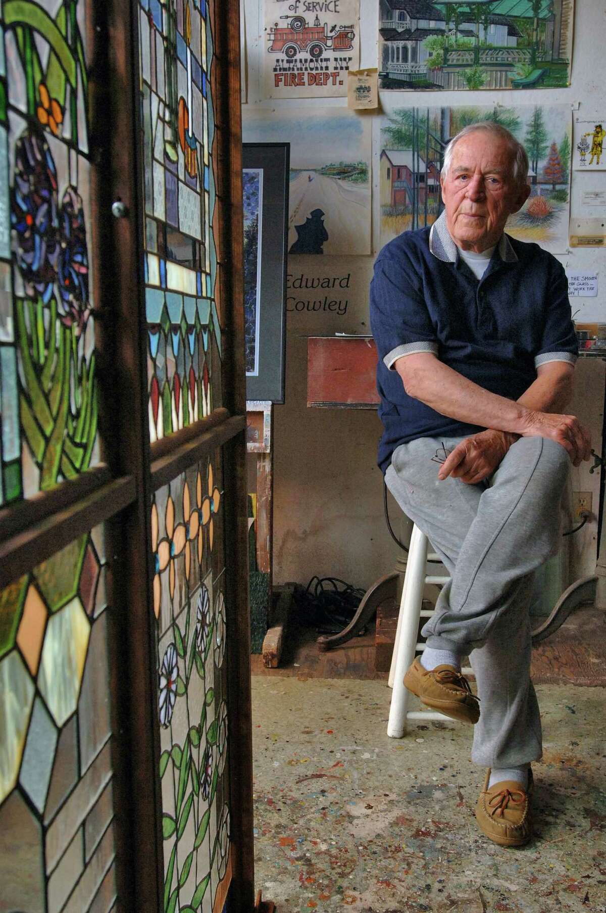 Altamont artist, teacher, WWII veteran Ed Cowley dies at 89
