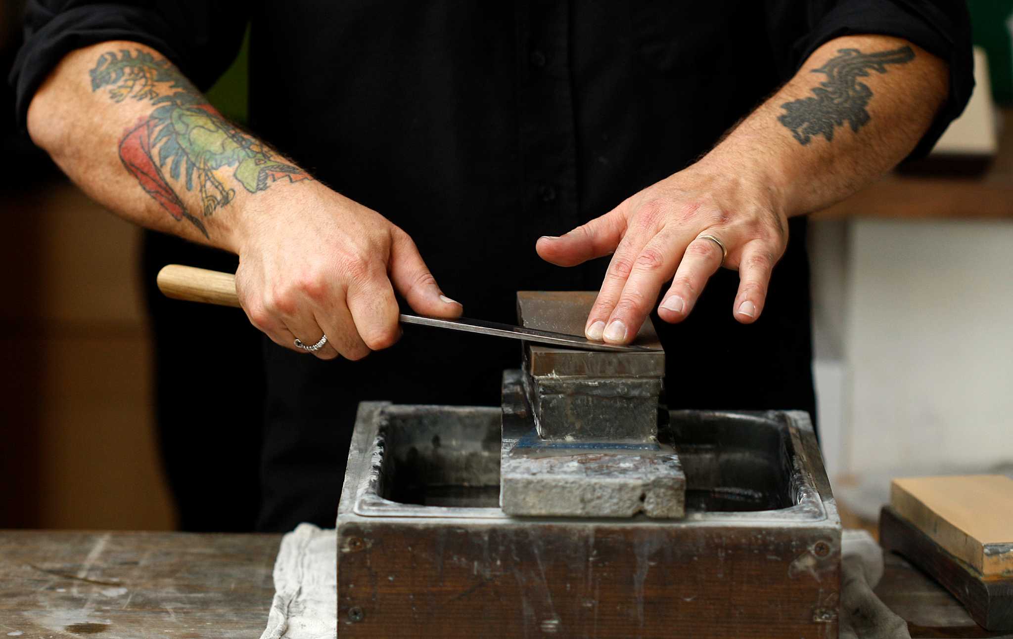 Cutlery expert matches the knife to the task