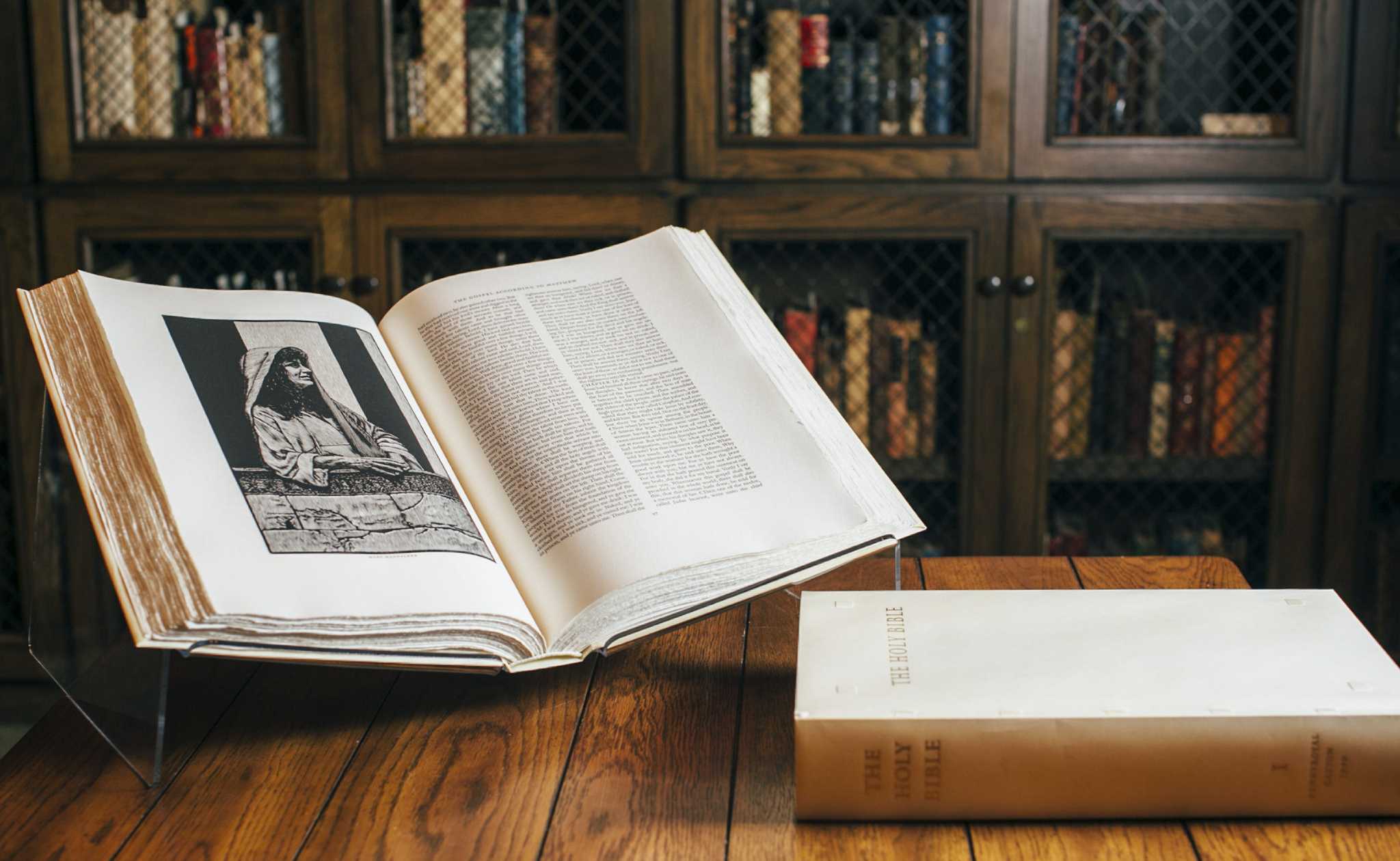 Trinity acquires rare bible