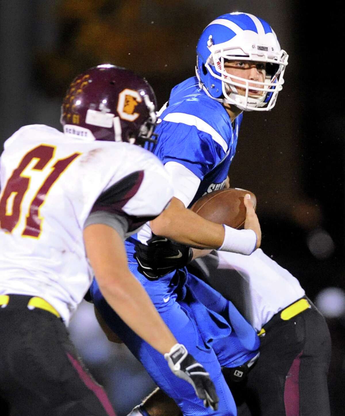 Shaker football team beats Colonie in rivalry game