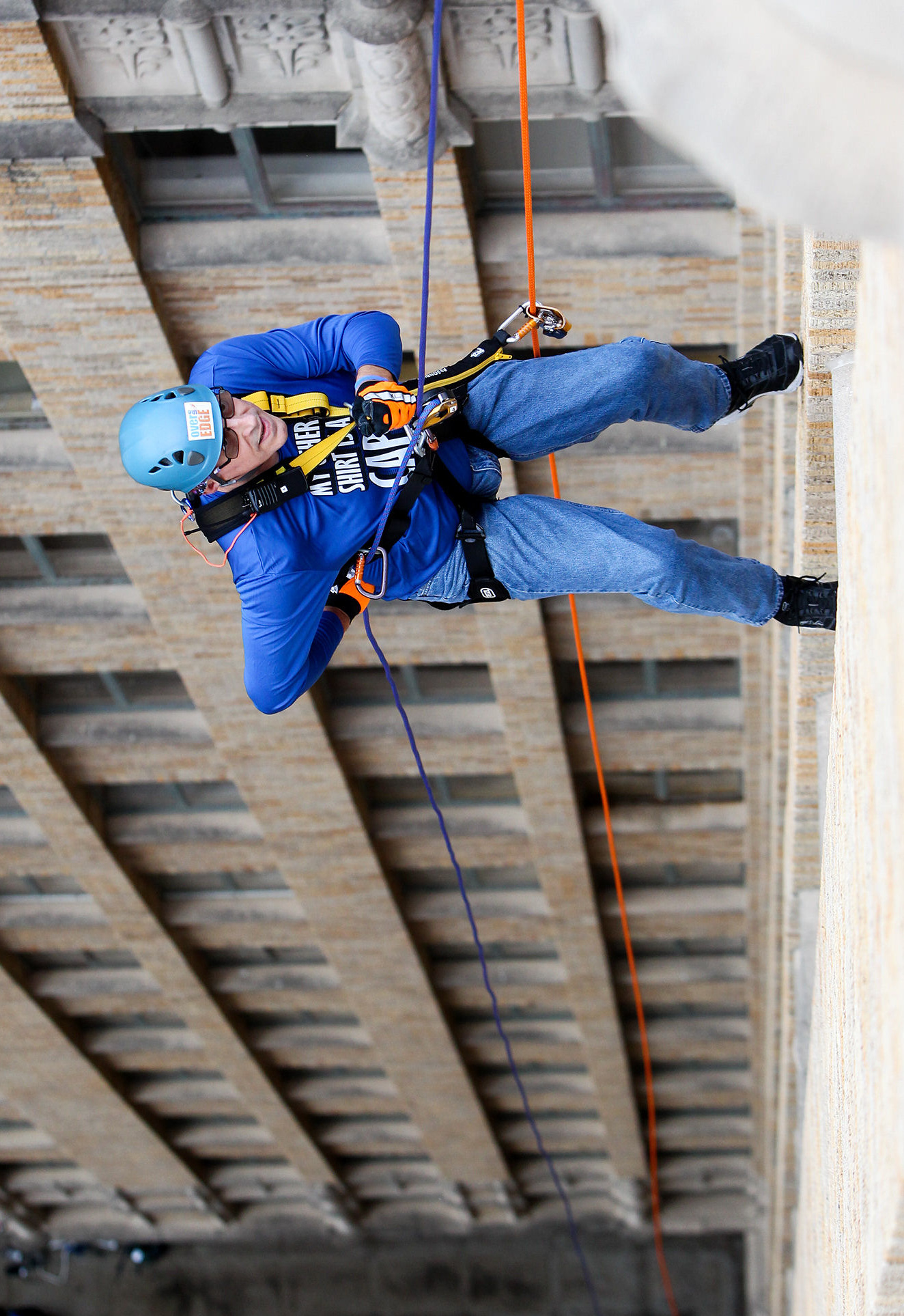 Going over the edge for charity