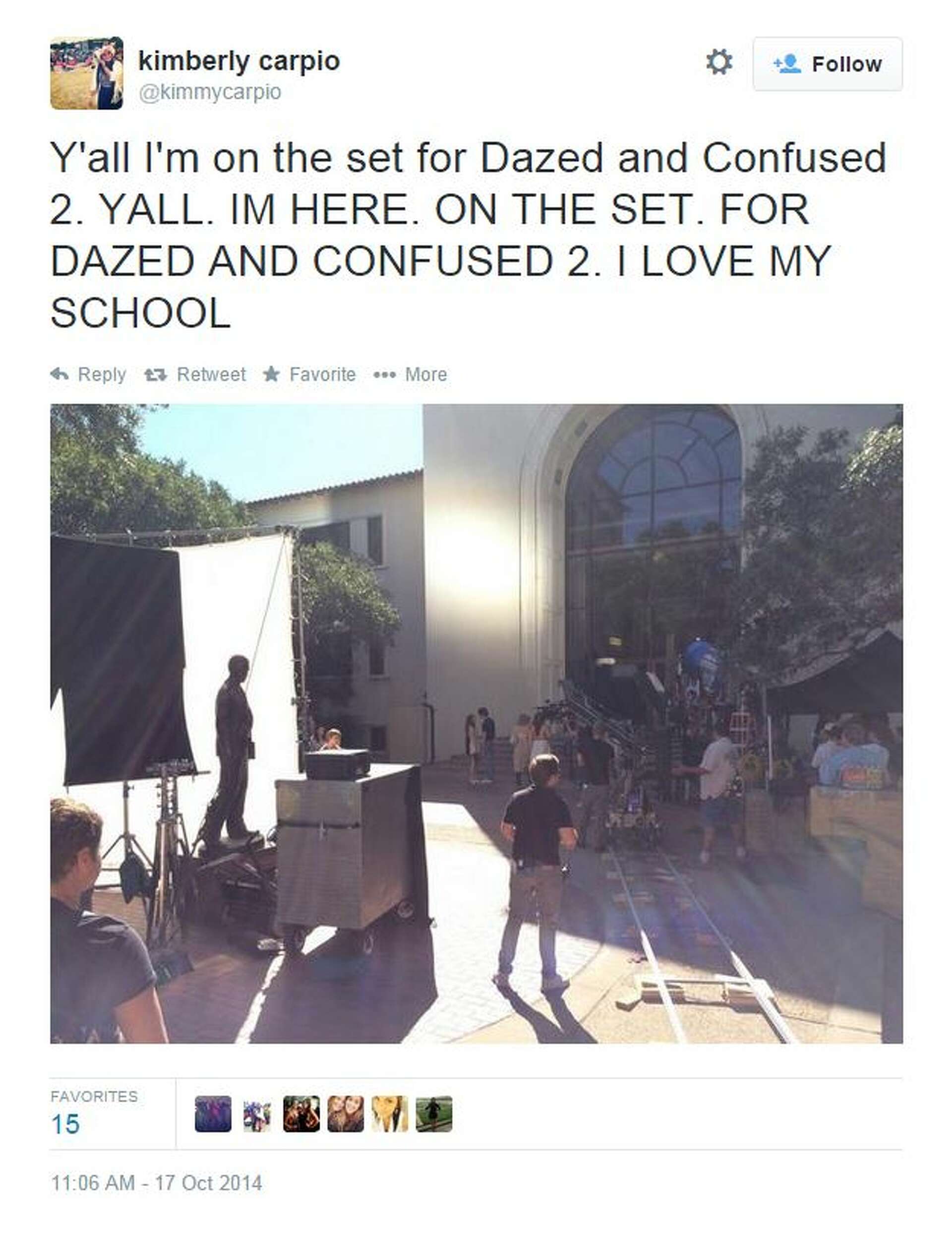 Richard Linklater filming 'spiritual sequel' to 'Dazed and Confused' at ...