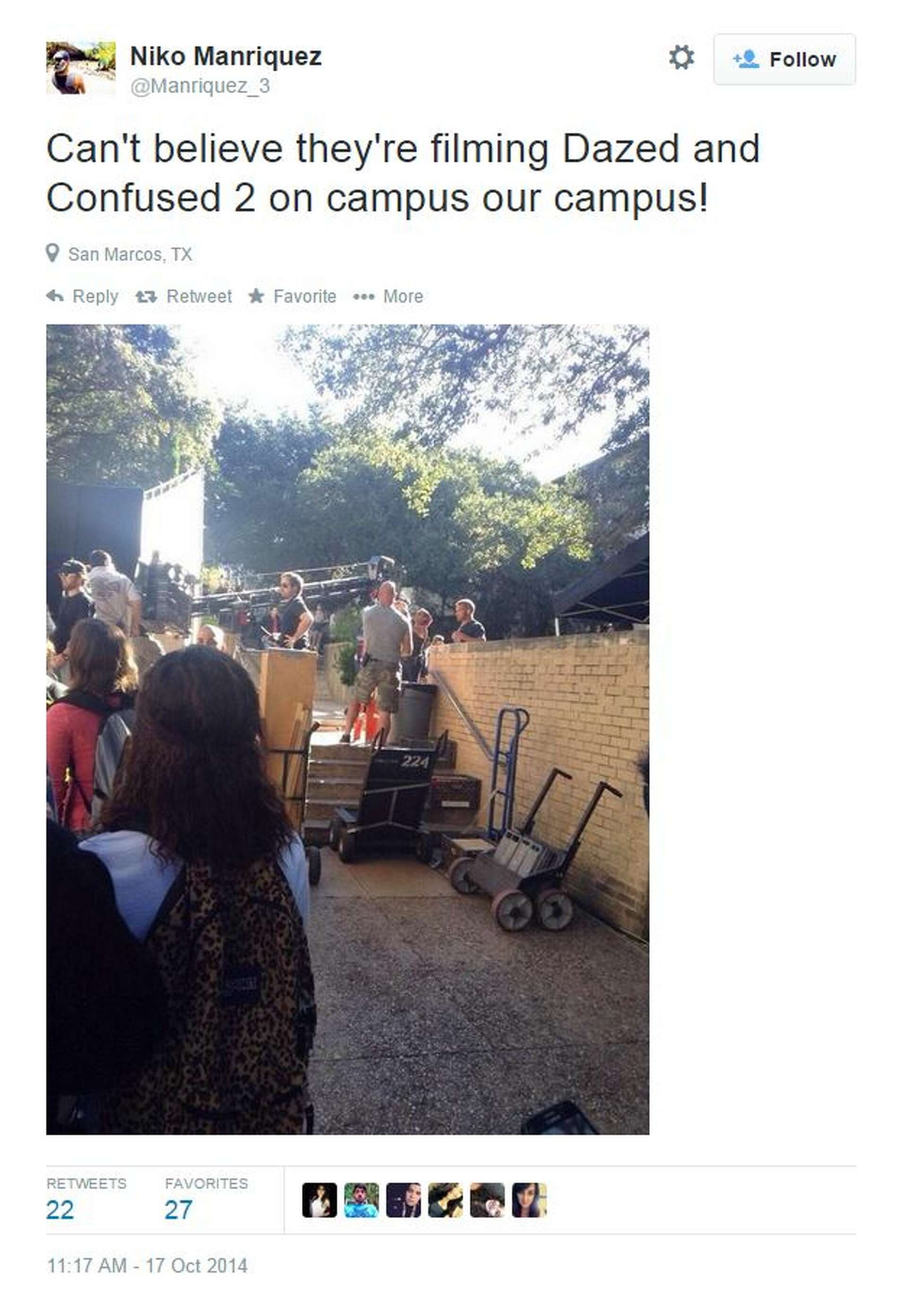 Richard Linklater filming 'spiritual sequel' to 'Dazed and Confused' at ...