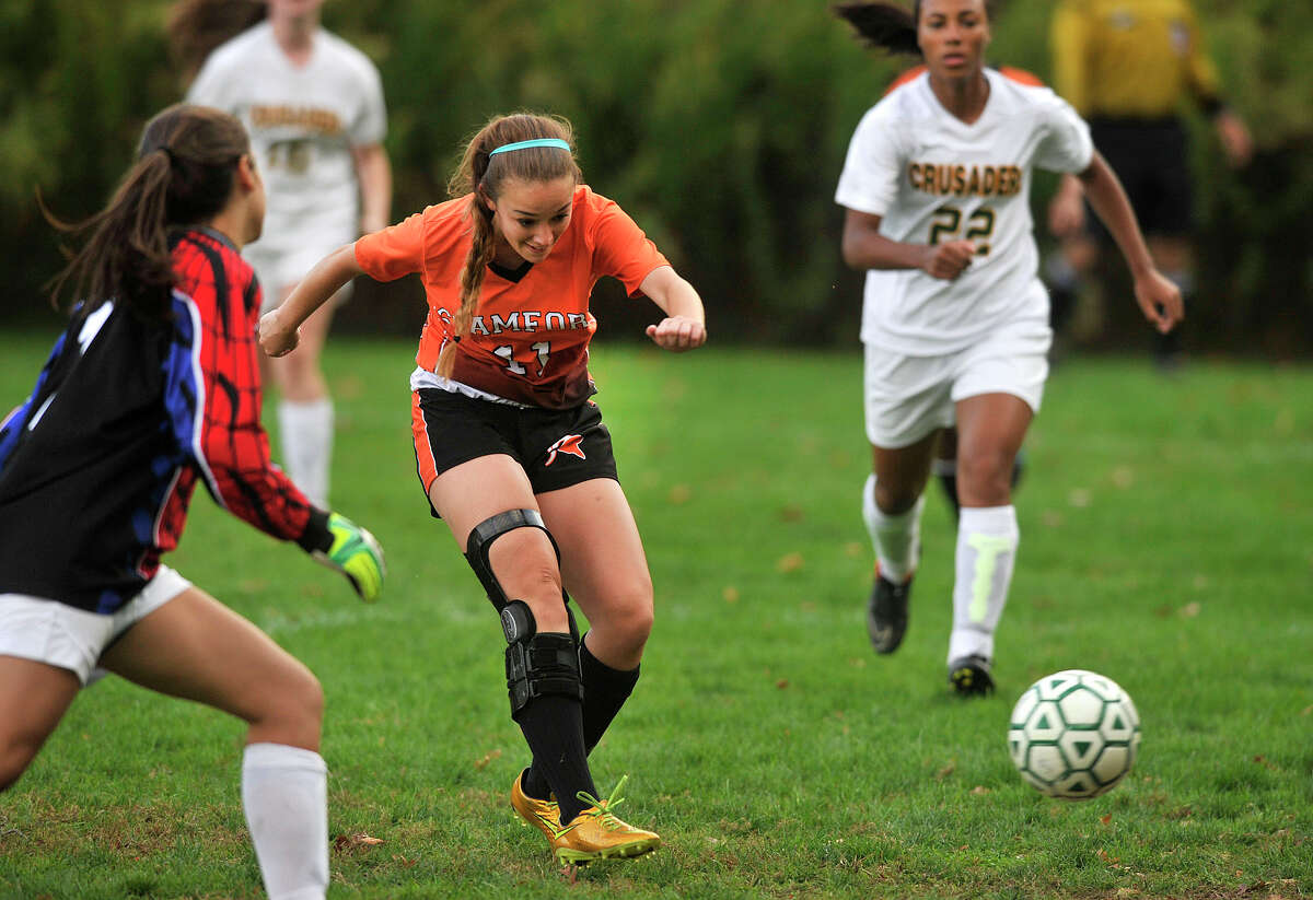 Stamford girls soccer tops Trinity Catholic