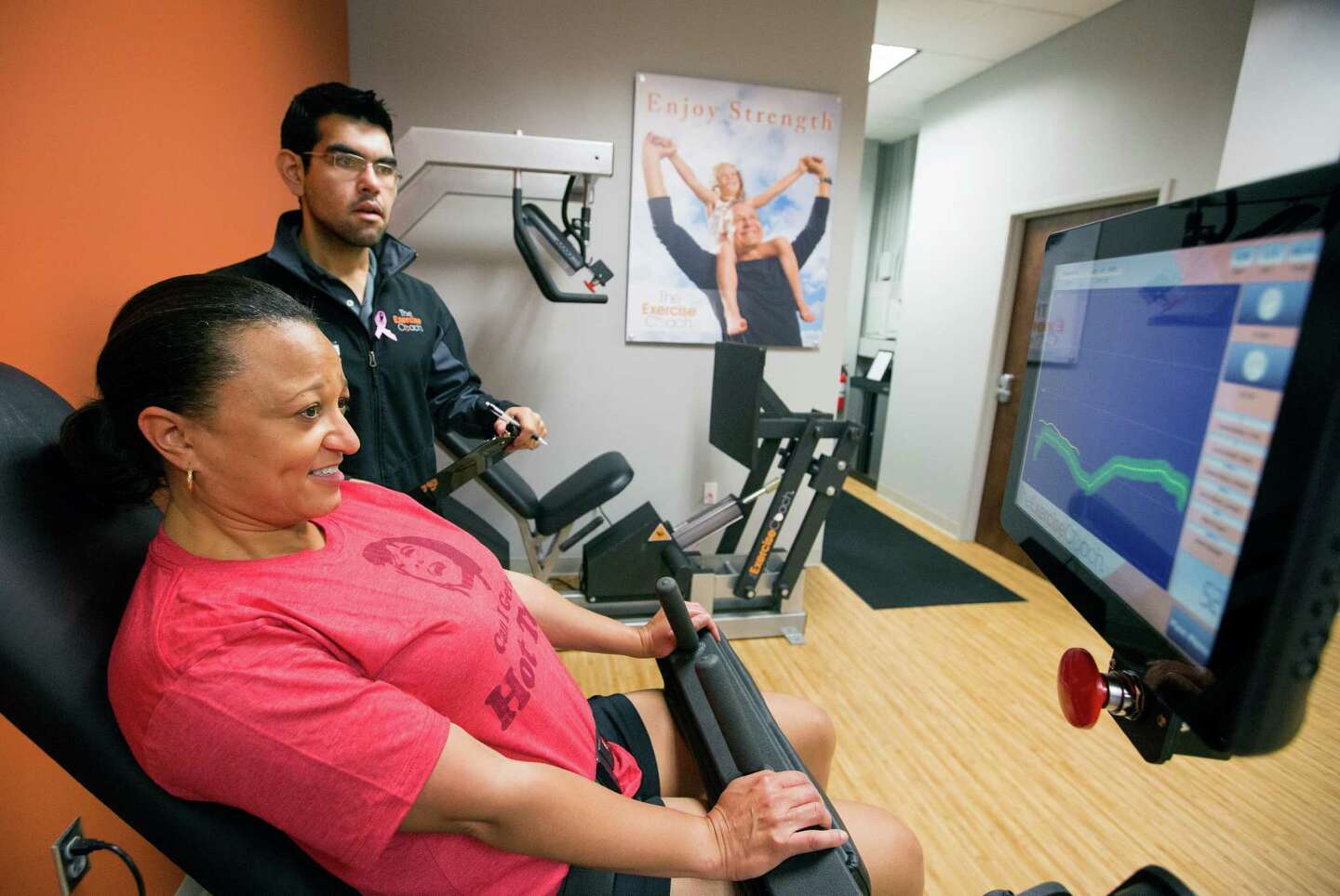 The Exercise Coach gets you pumped fast