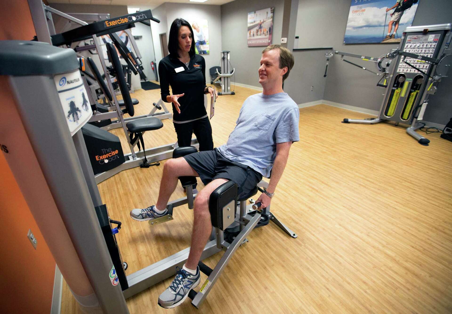 The Exercise Coach gets you pumped fast