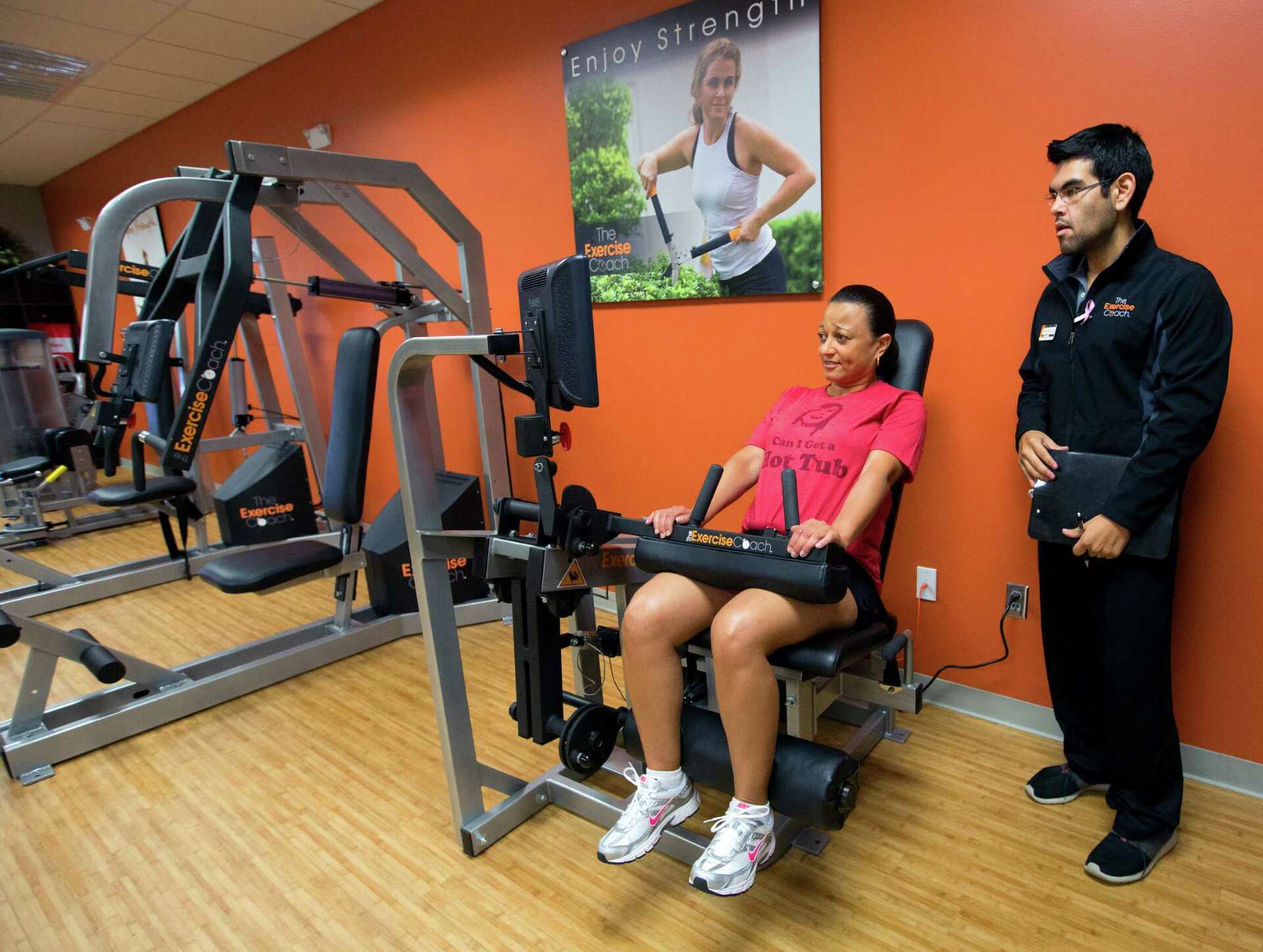 The Exercise Coach gets you pumped fast