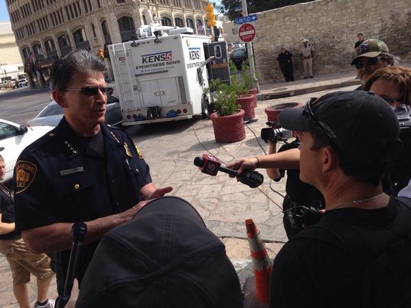 Jumbotron prompts Alamo standoff between anti-abortion activists, city ...